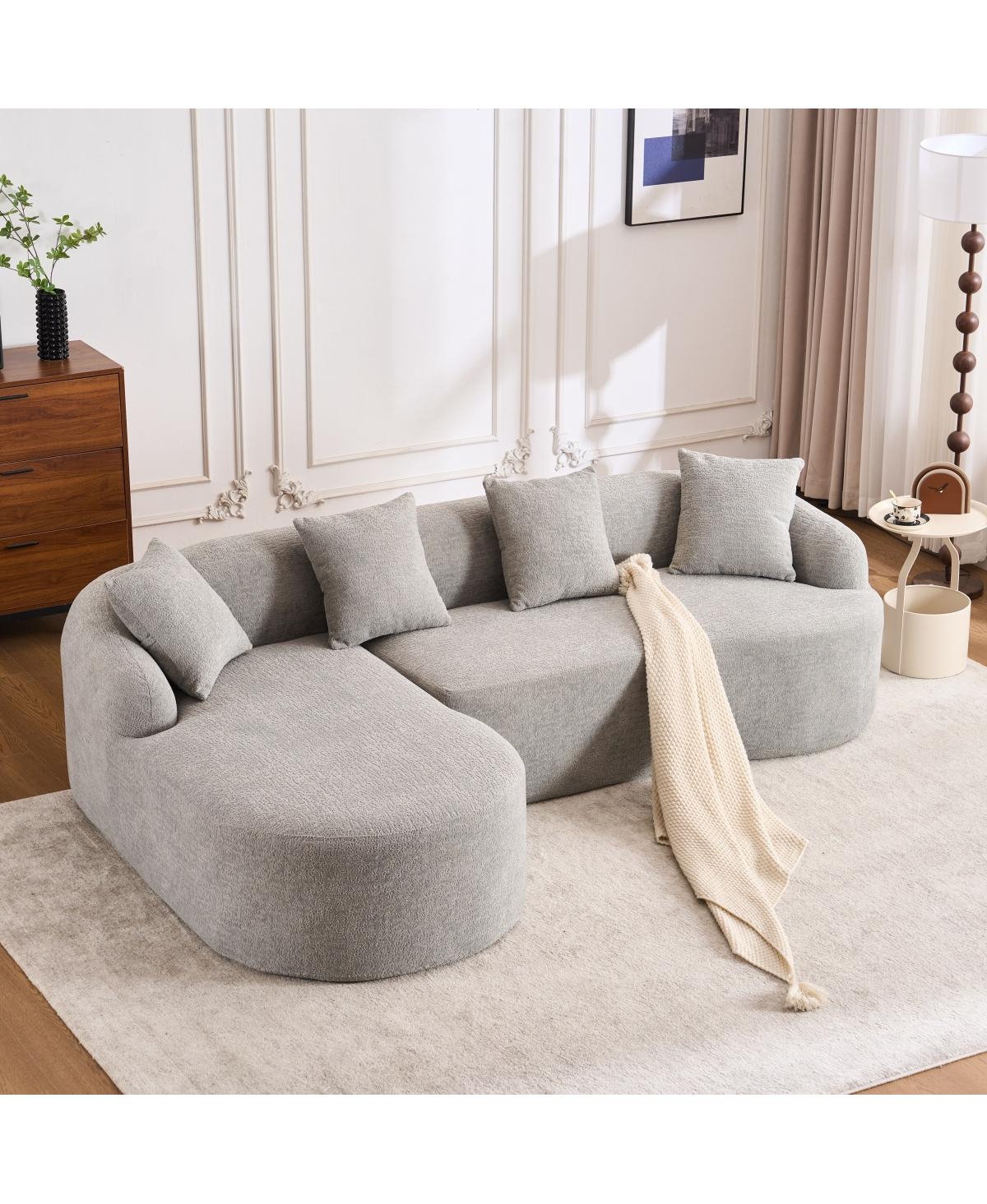 Click here for Streamdale Furniture Boneless L-Shape Sectional So... prices