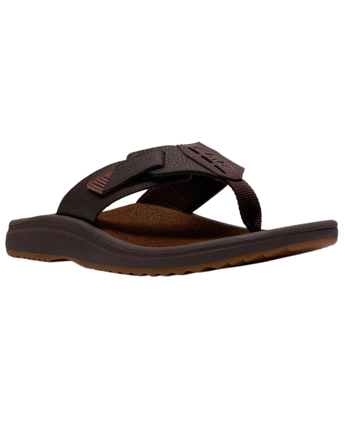Click here for Clarks Mens Cloudsteppers Breeze Flip-Flop Sandals... prices