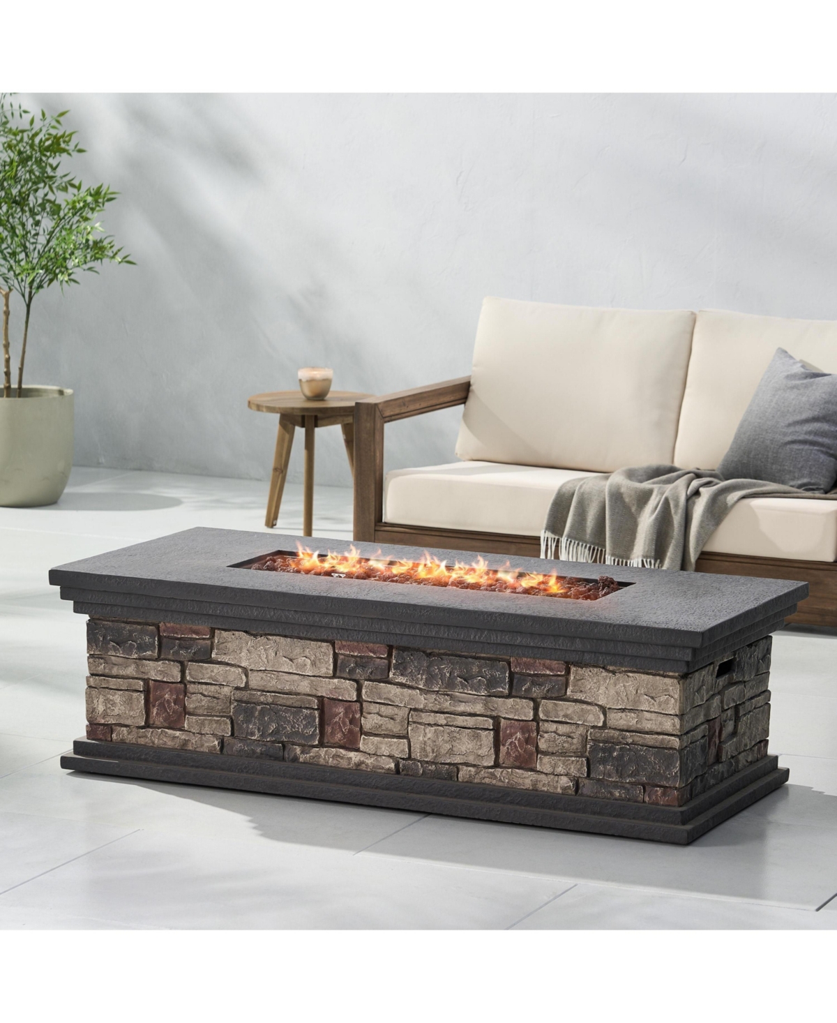 Click here for Fire Pits & Outdoor Heaters Rectangle Mgo Fire Pit... prices