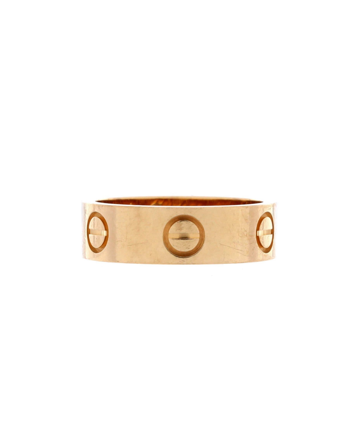 Click here for Pre-Owned Cartier Love Band Ring - 18k yellow gold prices