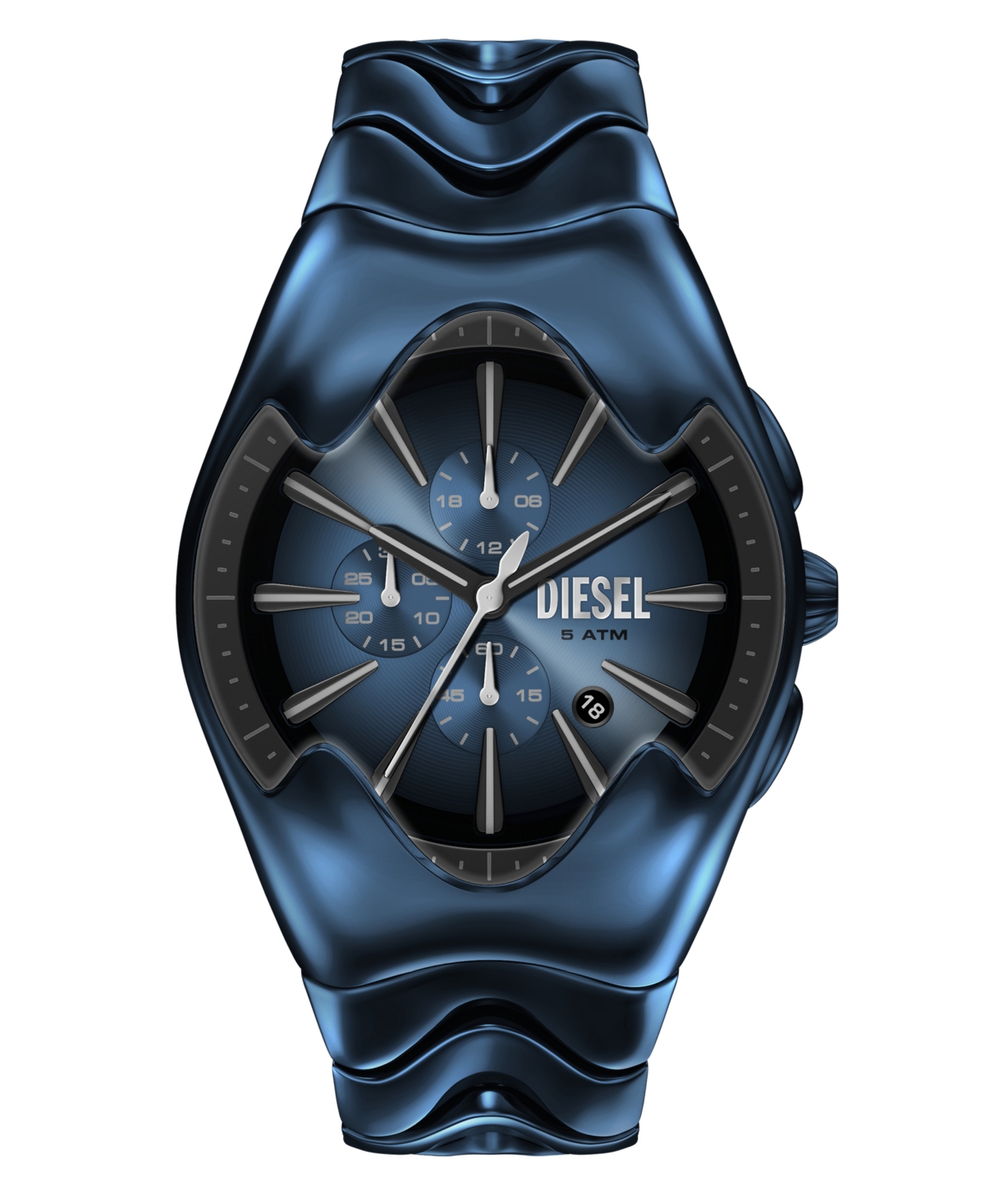 Click here for Diesel Mens Mercurial Quartz Chronograph Blue Stai... prices