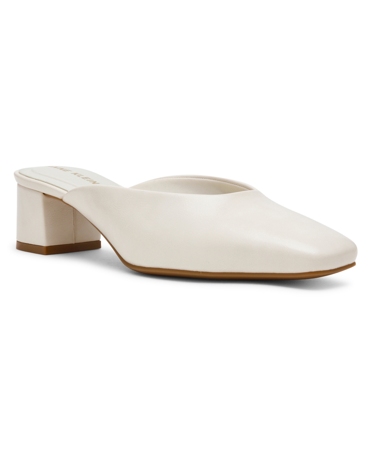Click here for Anne Klein Womens Maeus Slip-On Mule Pumps - White prices