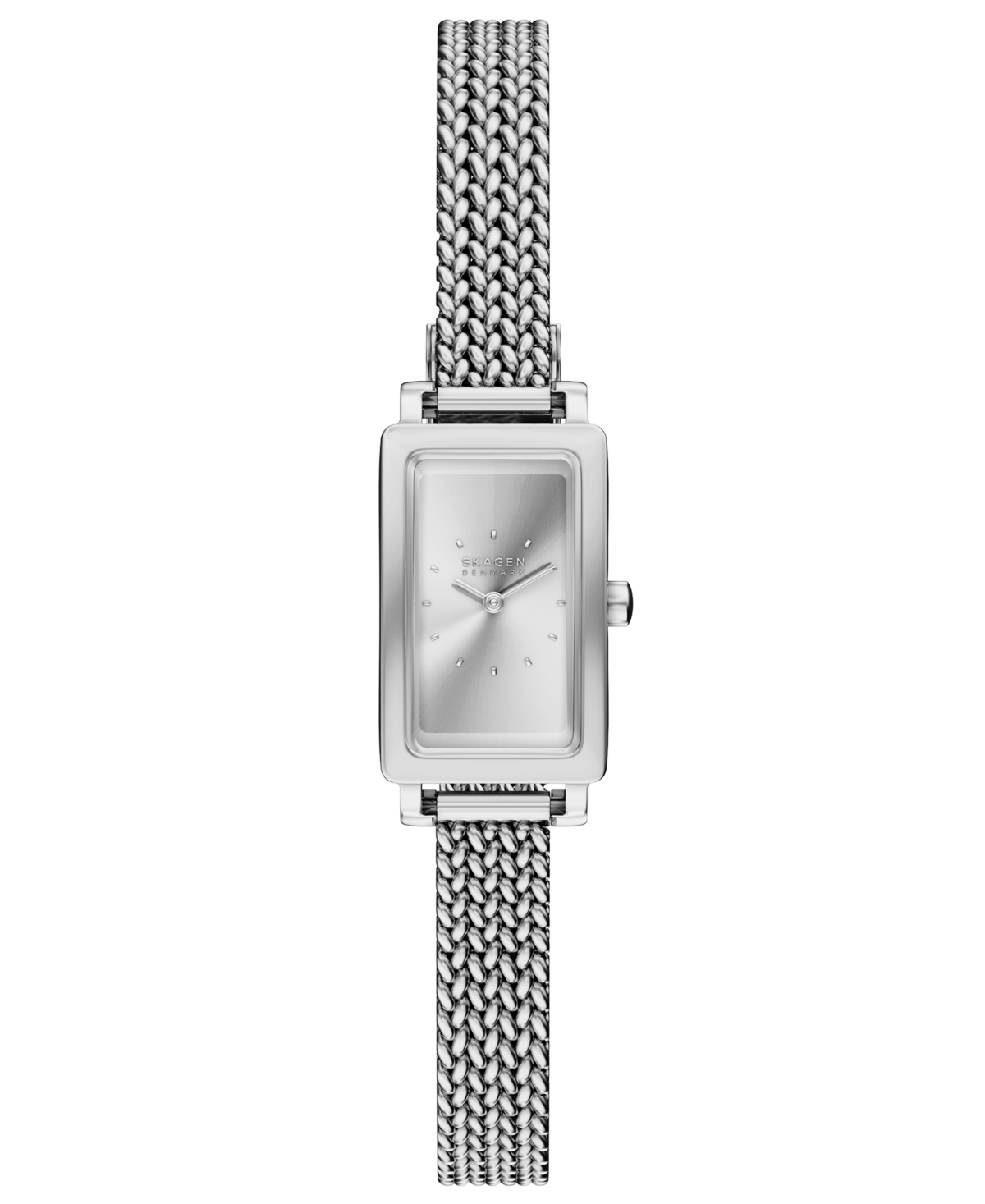 Click here for Skagen Womens Hagen Micro Quartz Two-Hand Silver S... prices