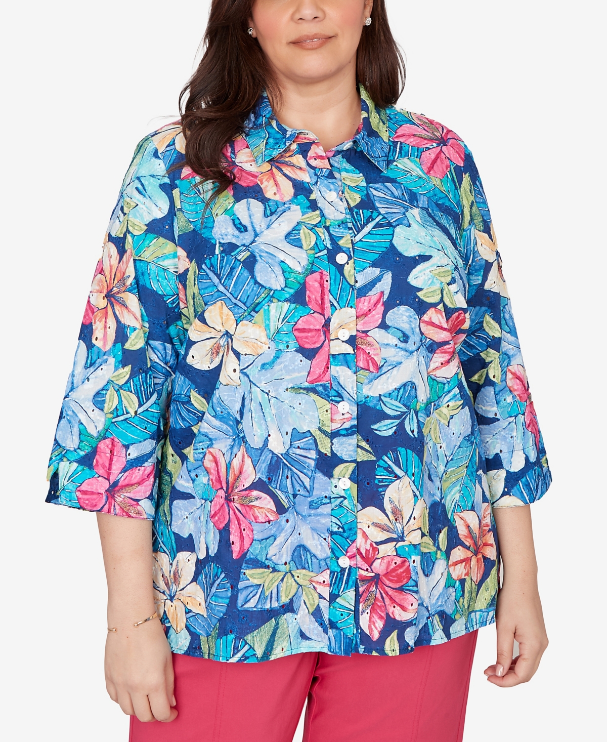 Click here for Alfred Dunner Plus Size The Royal Treatment Tropic... prices