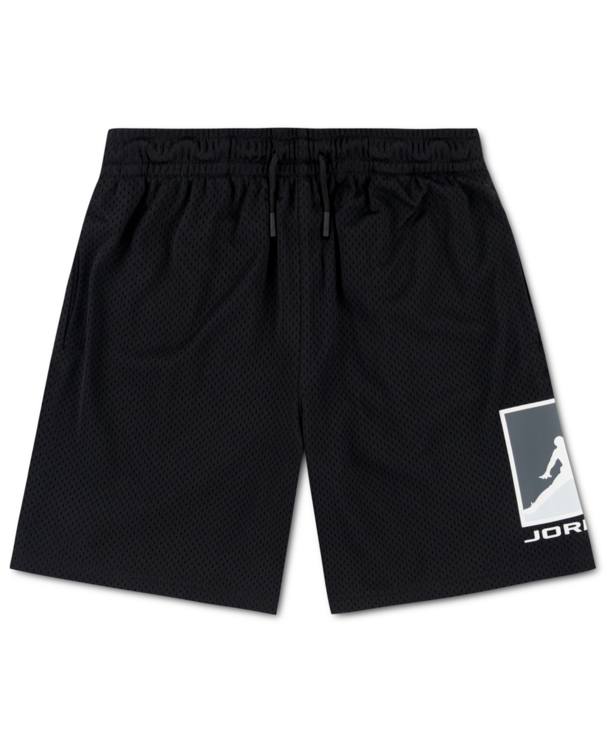 Click here for Jordan Boys 8-20 Pull-On Mesh Shorts - Black prices
