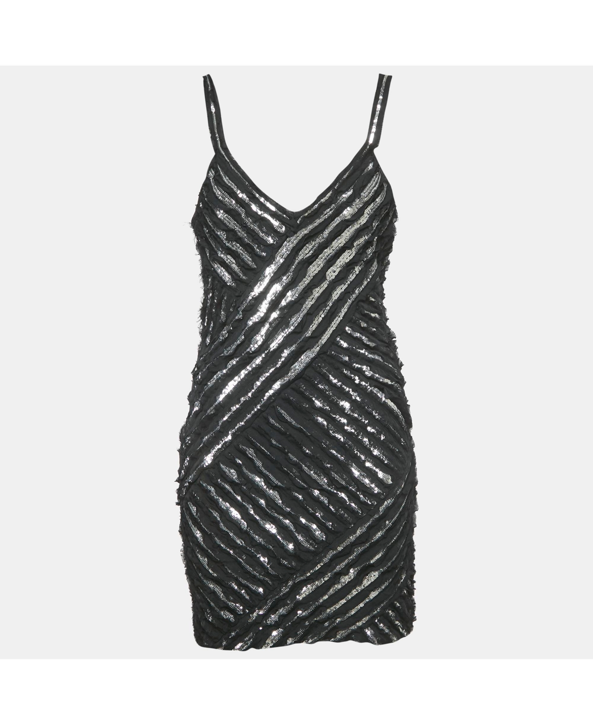 Click here for Pre-Owned Roberto Cavalli Womens Black Silk Distre... prices