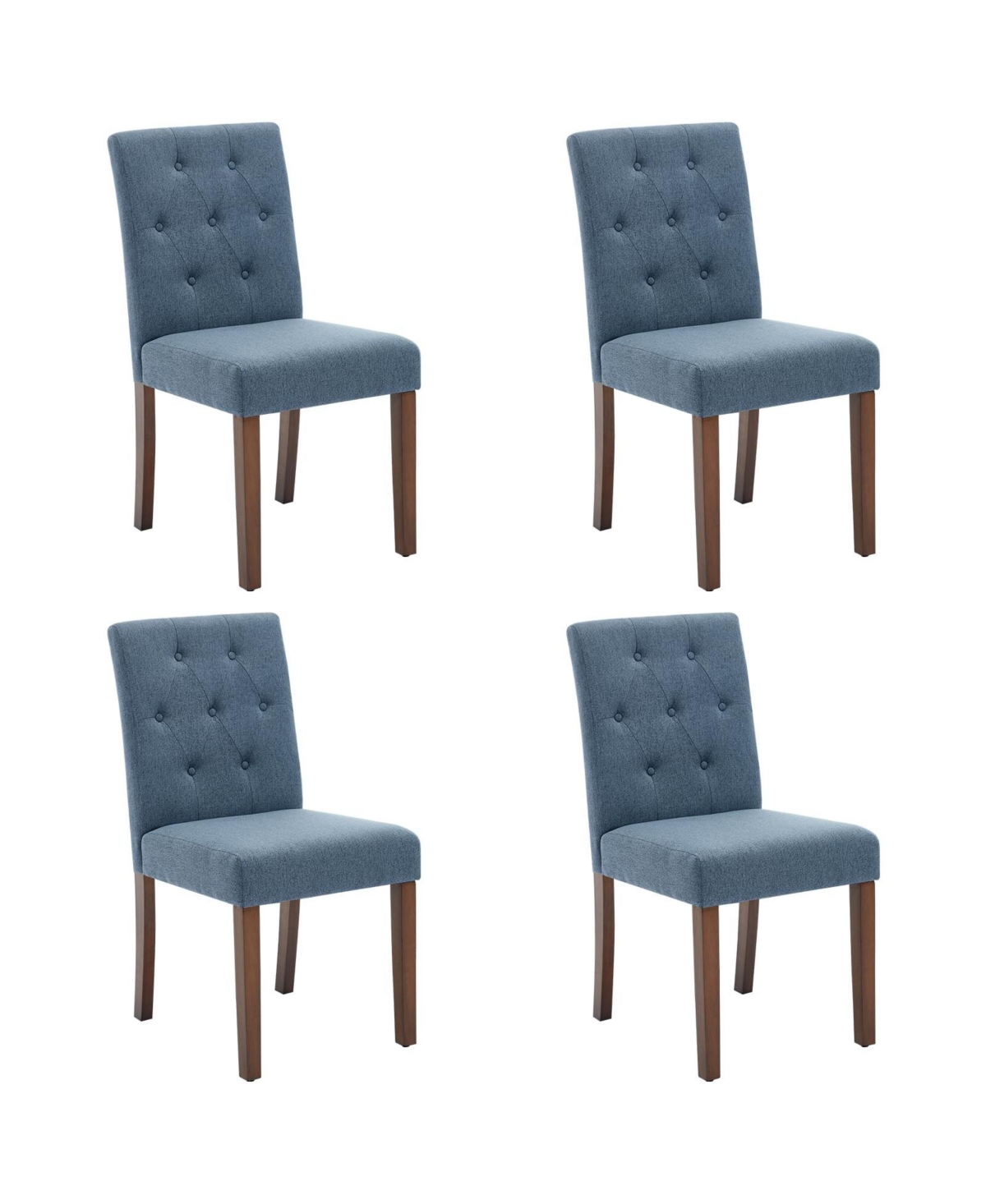Click here for gaomon Set of 4 Button Tufted Parsons Dining Chair... prices
