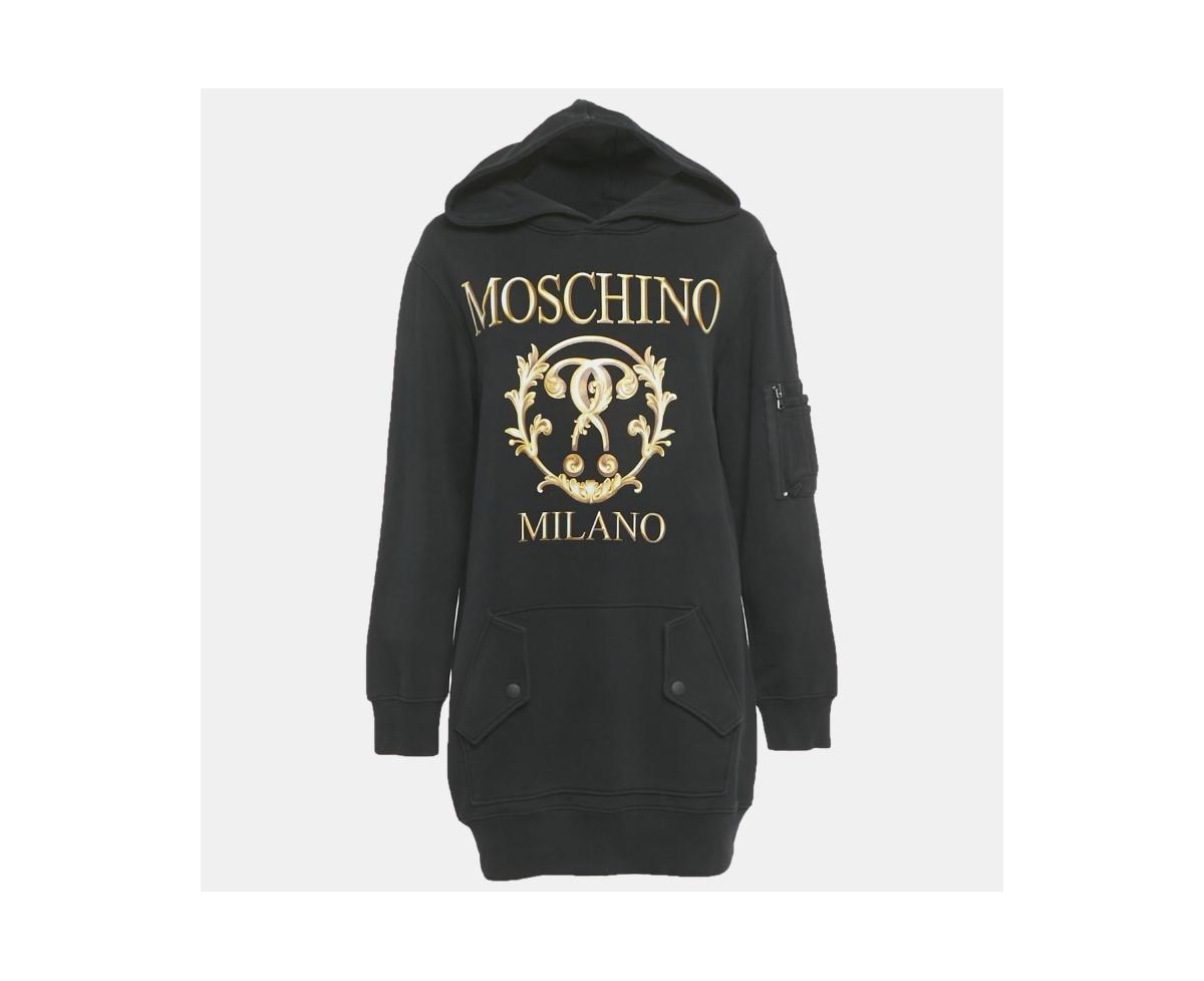 Click here for Pre-Owned Moschino Womens Couture Black Logo Print... prices
