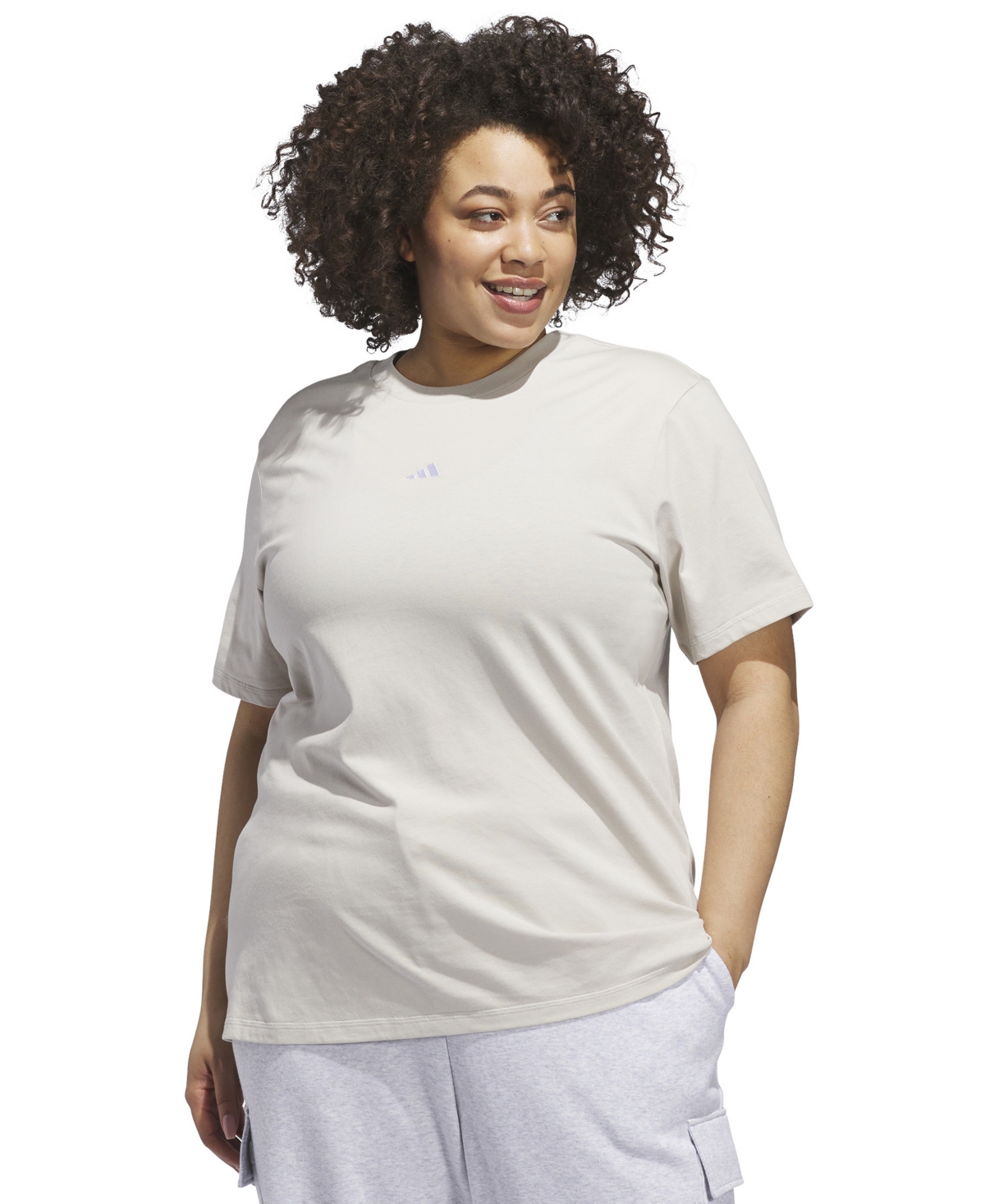 Click here for adidas Plus Size Essentials Logo T-Shirt - Wonder... prices