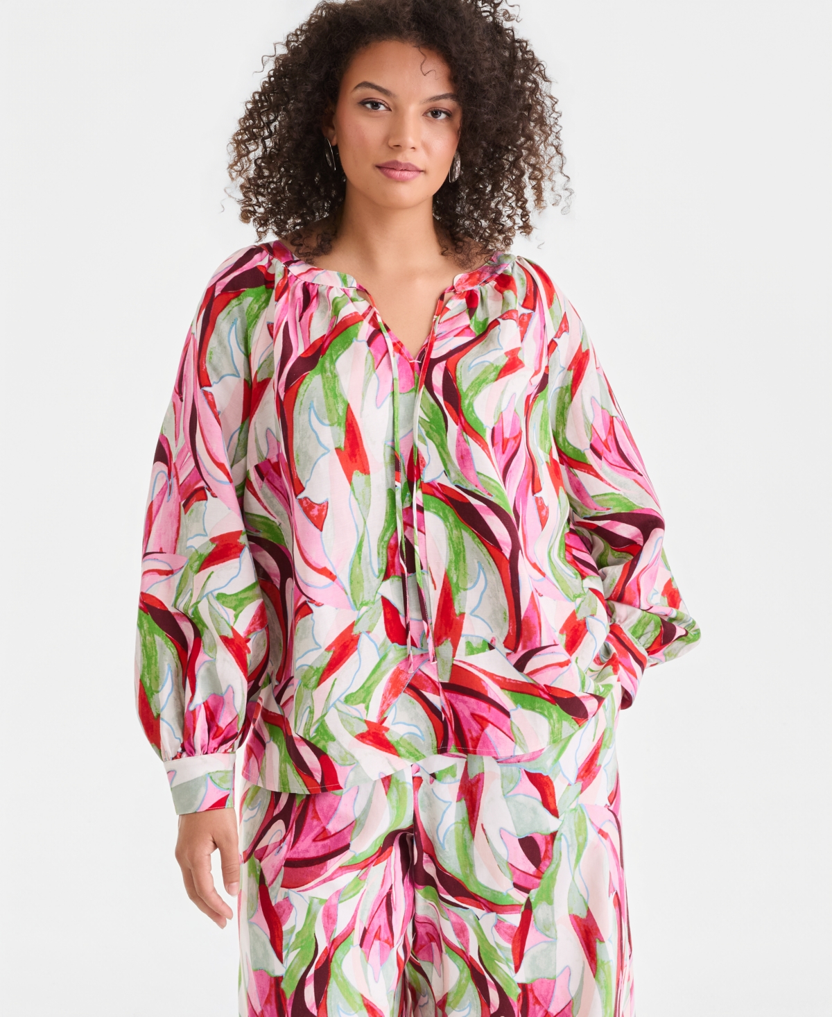 Click here for I.n.c. International Concepts Plus Size Printed Bu... prices