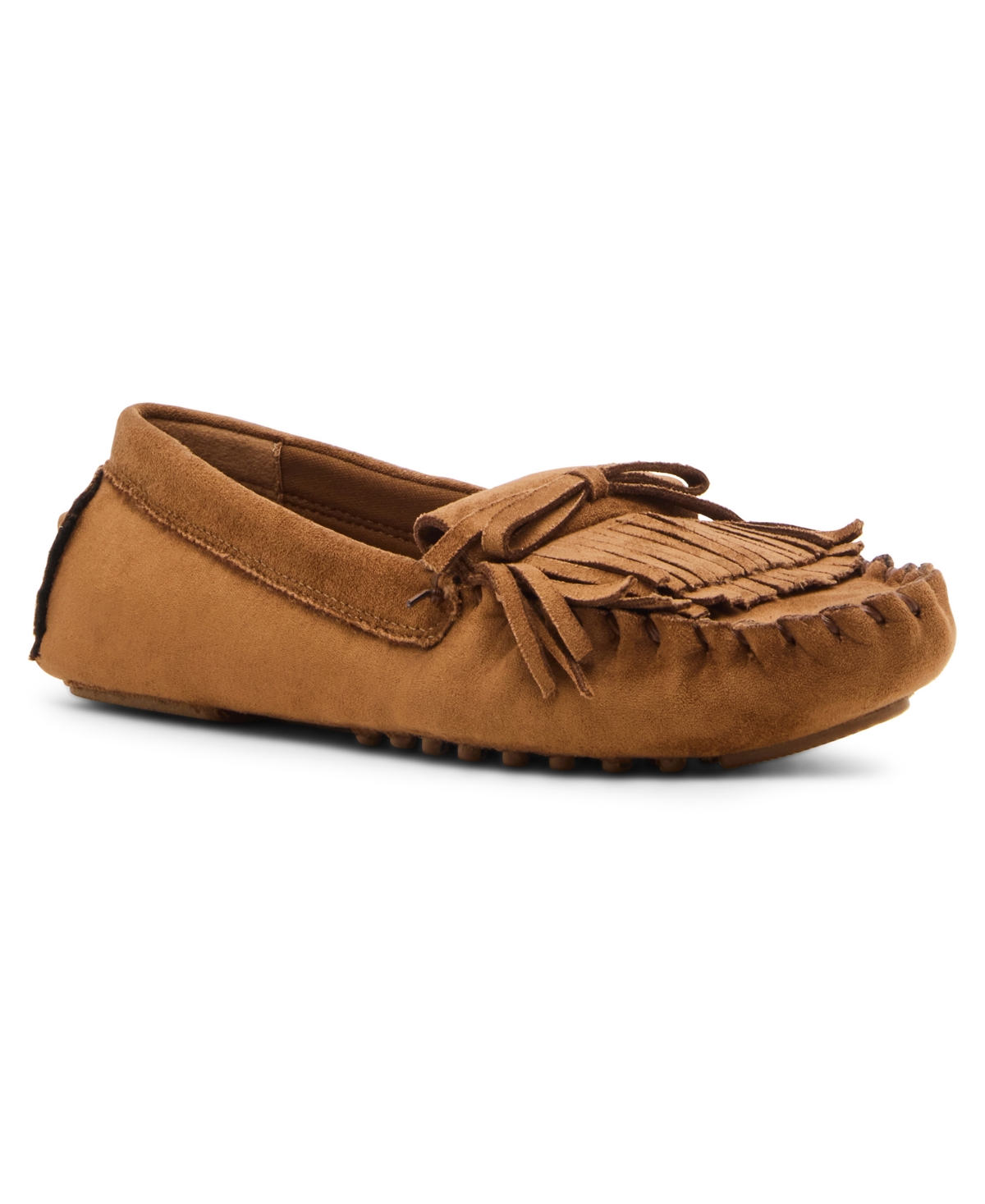 Click here for Anne Klein Womens Cali Slip-On Loafers - Tan Suede prices