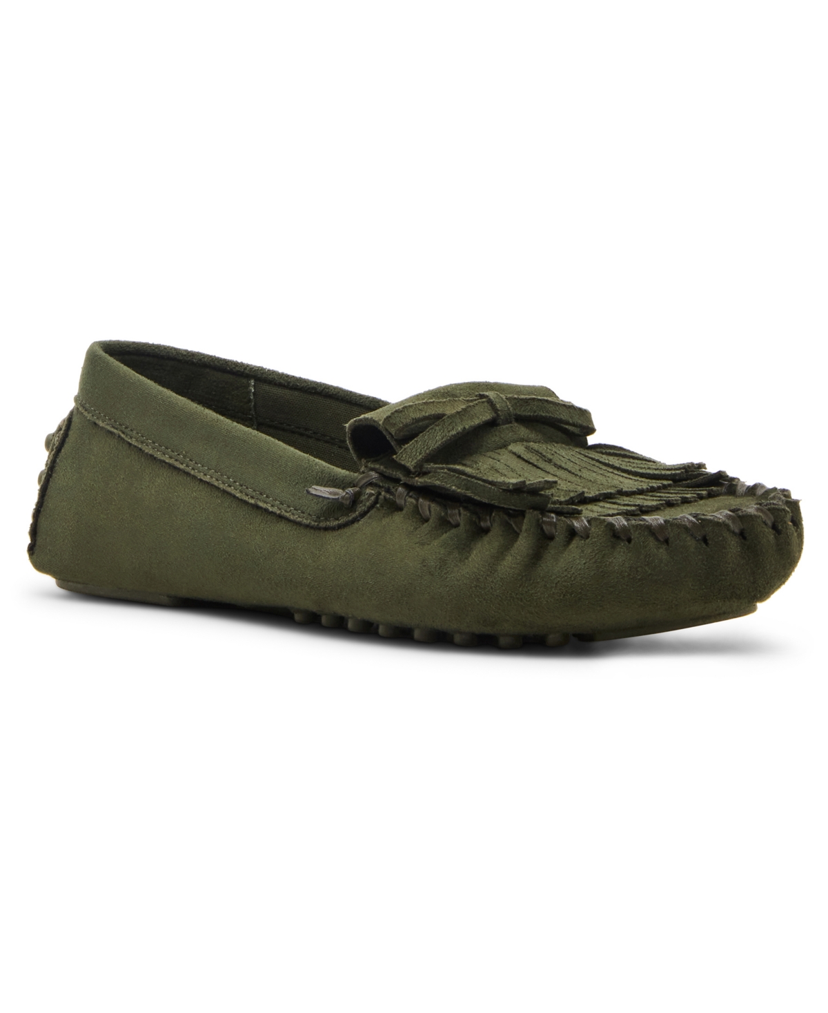 Click here for Anne Klein Womens Cali Slip-On Loafers - Olive Sue... prices