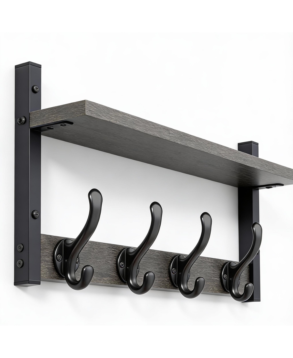 Click here for Yigii 20 Wall Shelf with Hooks - Heavy Duty  60 lb... prices
