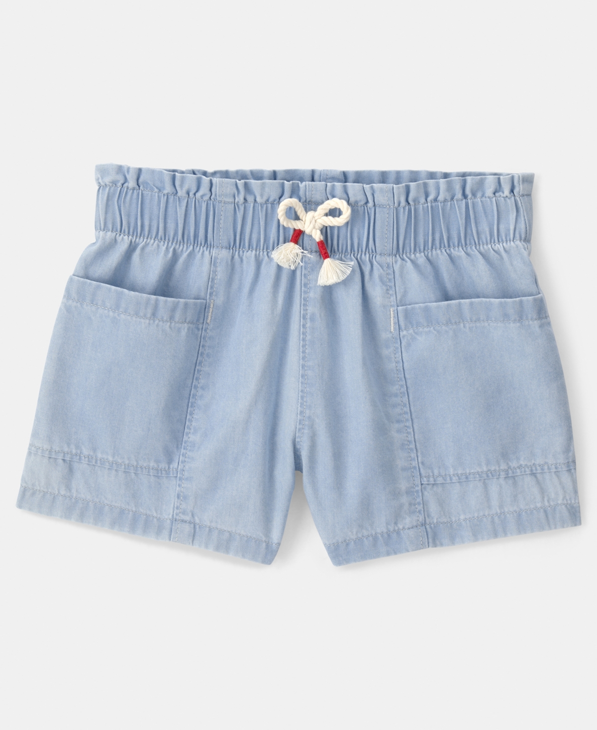 Click here for Carters Girls Toddler 2T-5T Chambray Shorts - Blue prices