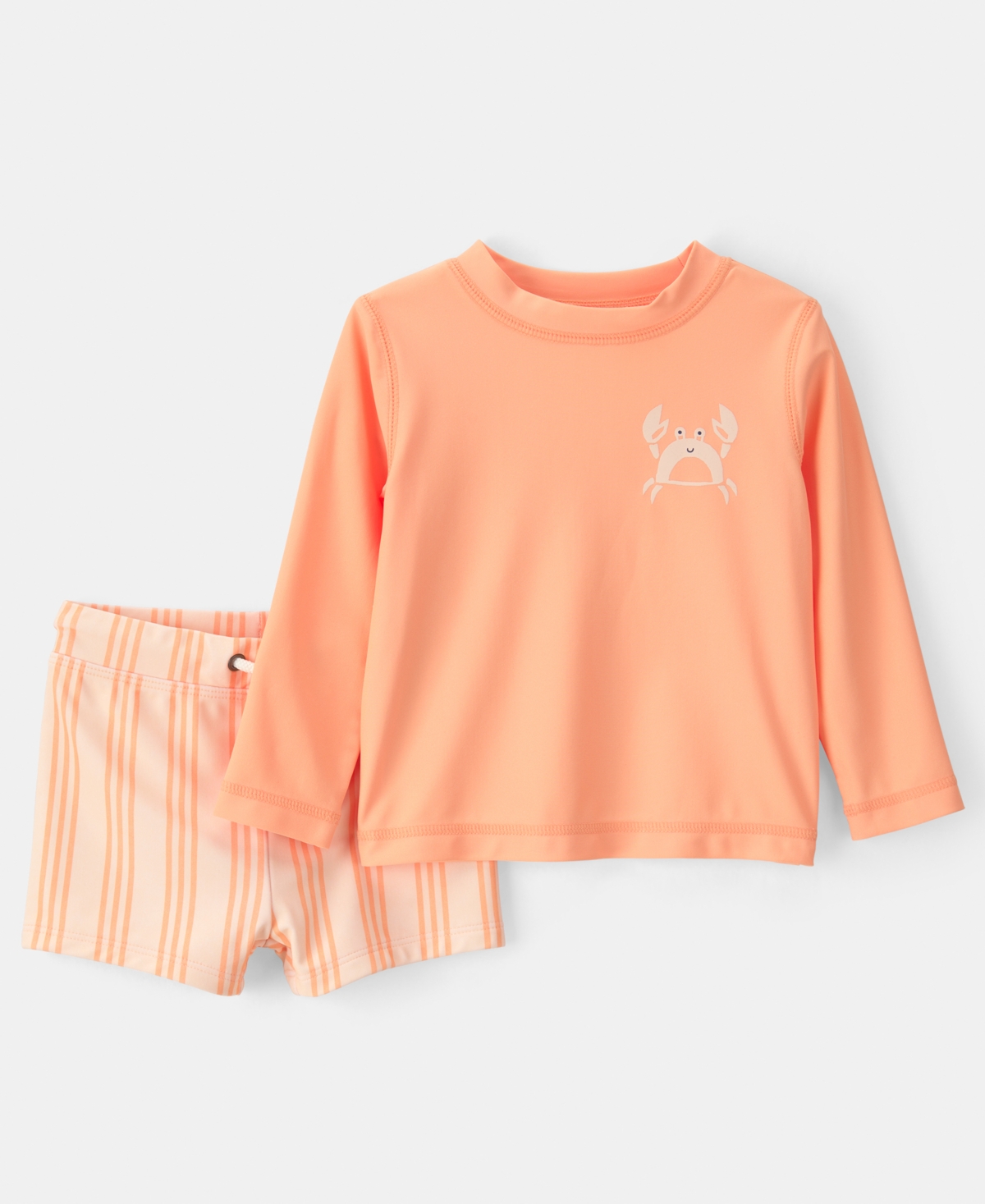 Click here for Carters Baby Boys Long-Sleeve Rashguard Swimsuit... prices