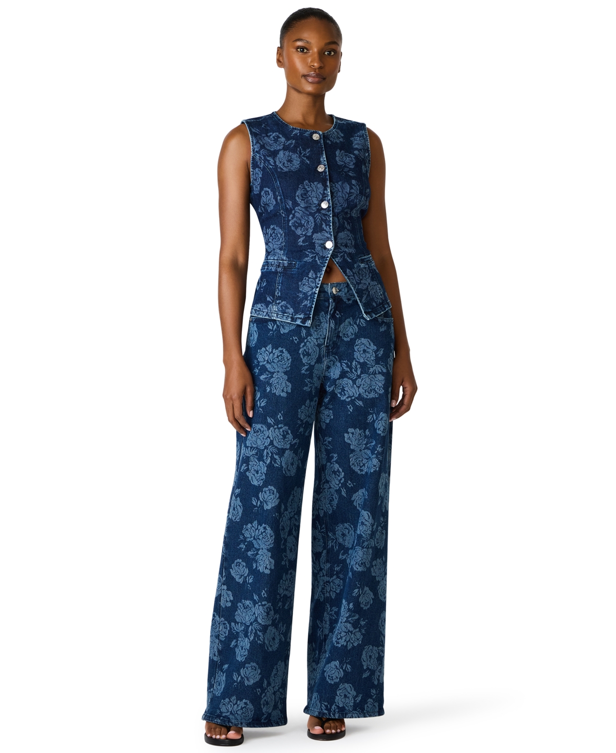 Click here for Steve Madden Womens Welsey Crewneck Top - Engraved... prices