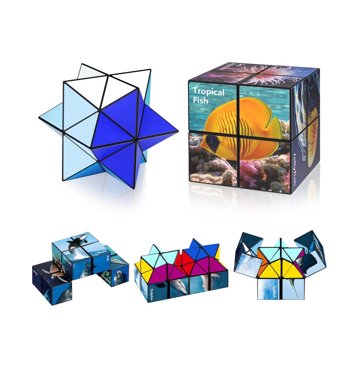 Click here for Bruce & Shark 2-in-1 Ocean Split Magic Cube  Trans... prices