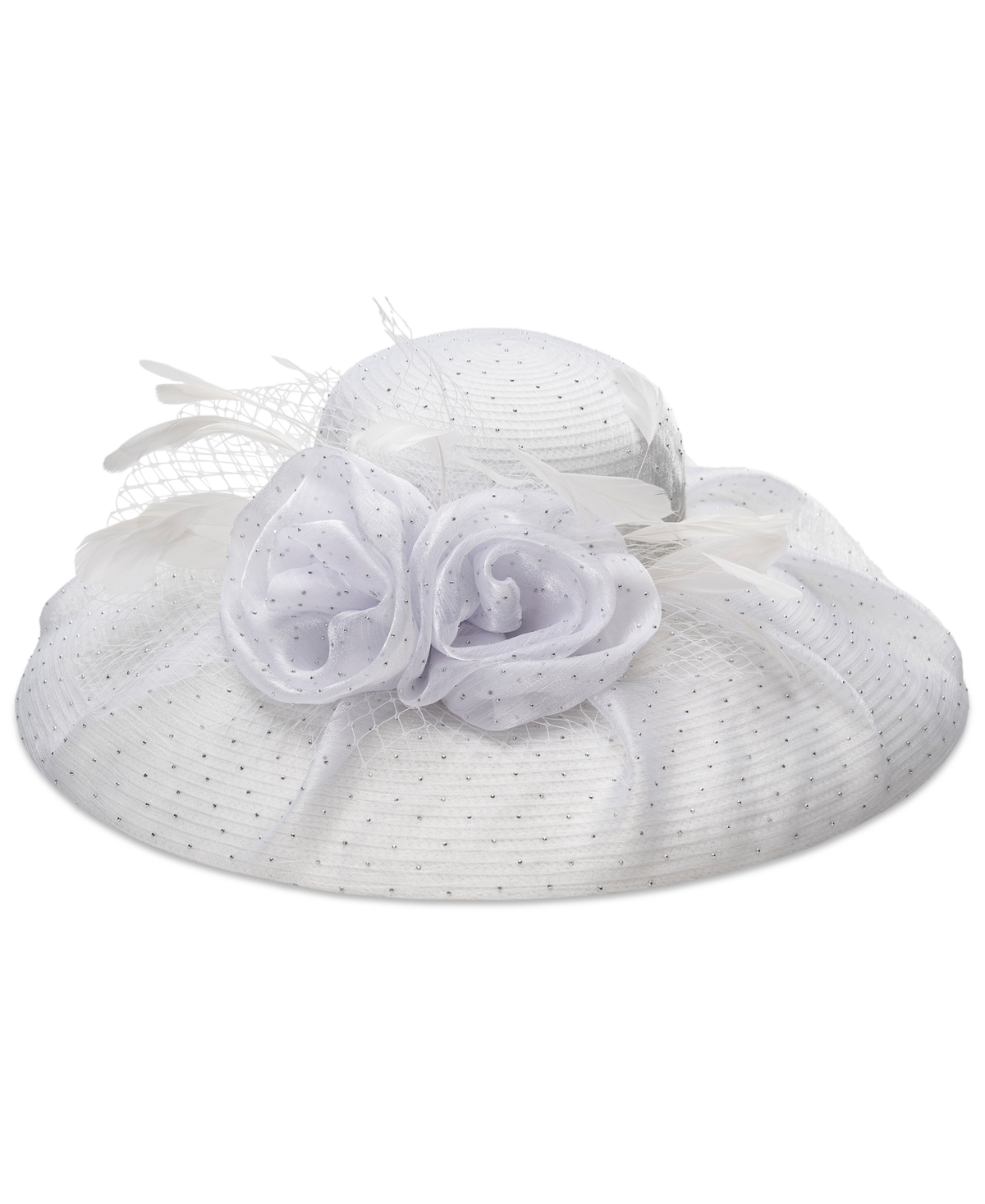 Click here for August Hats Shine Wide Brim Hat - White prices