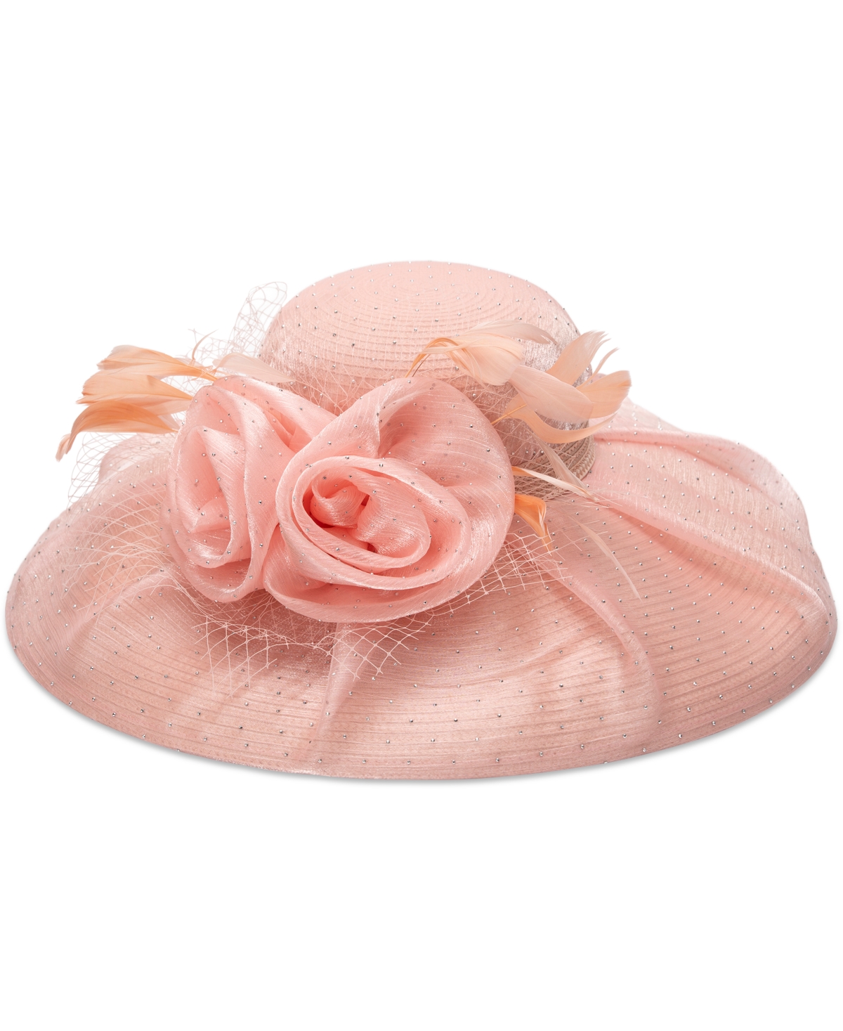 Click here for August Hats Shine Wide Brim Hat - Pale Pink prices