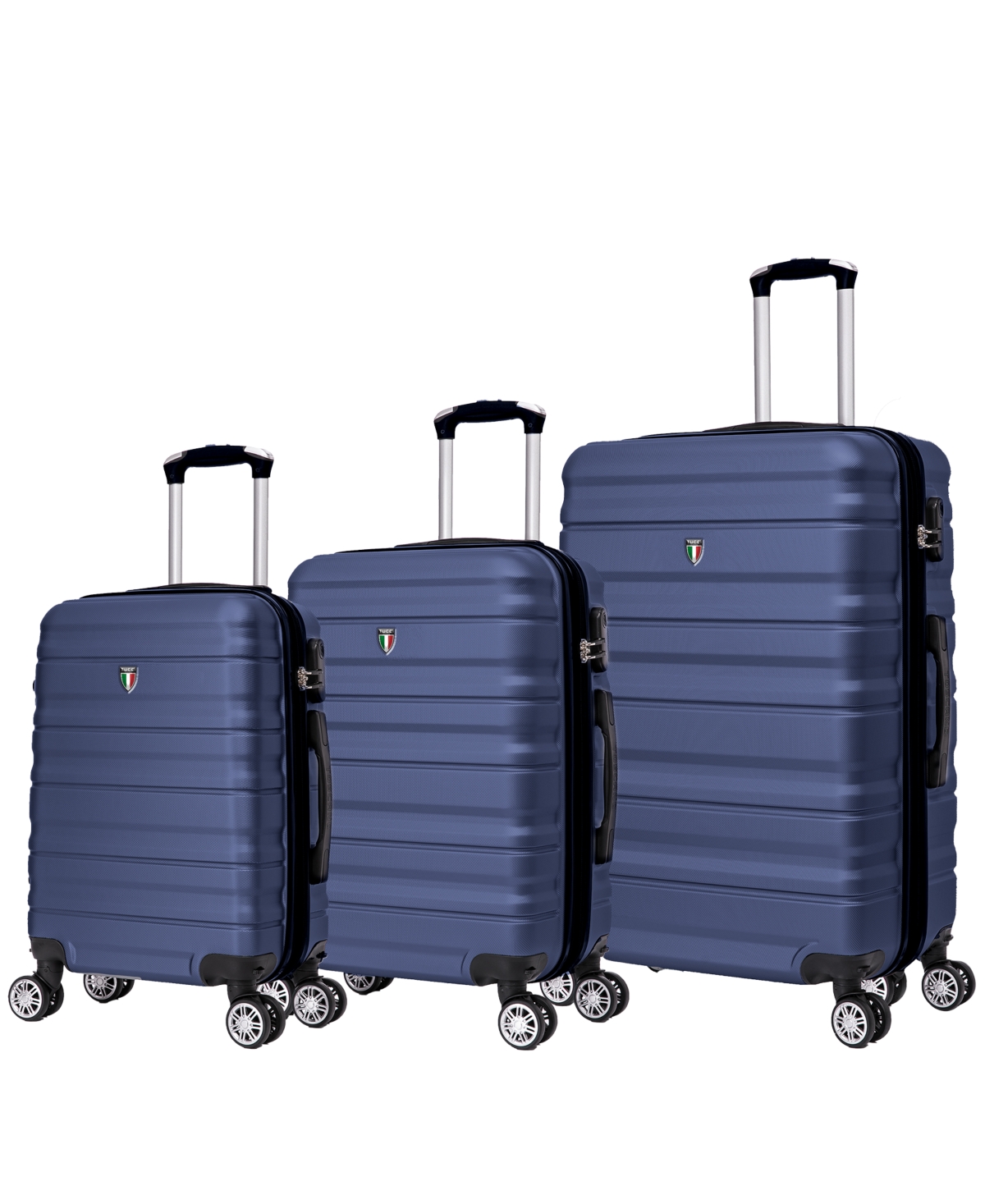 Click here for Tucci Italy Girovita 3-Pc. Hardside Luggage Set -... prices