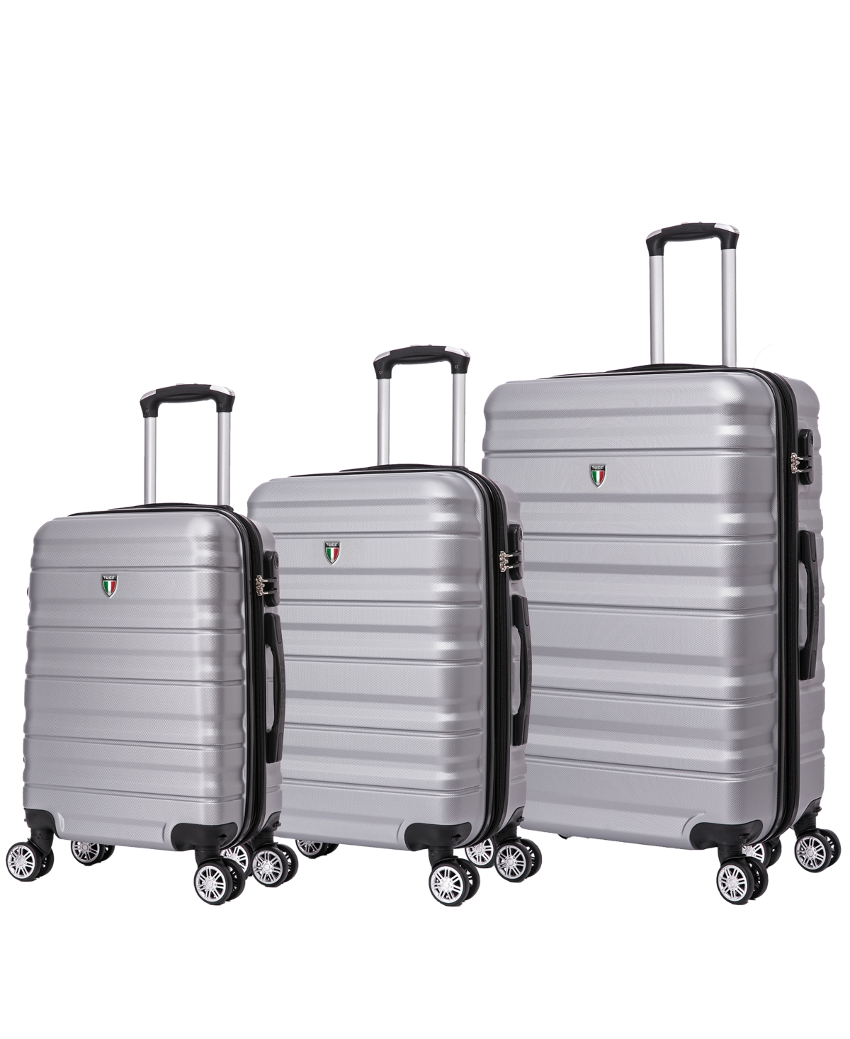 Click here for Tucci Italy Girovita 3-Pc. Hardside Luggage Set -... prices