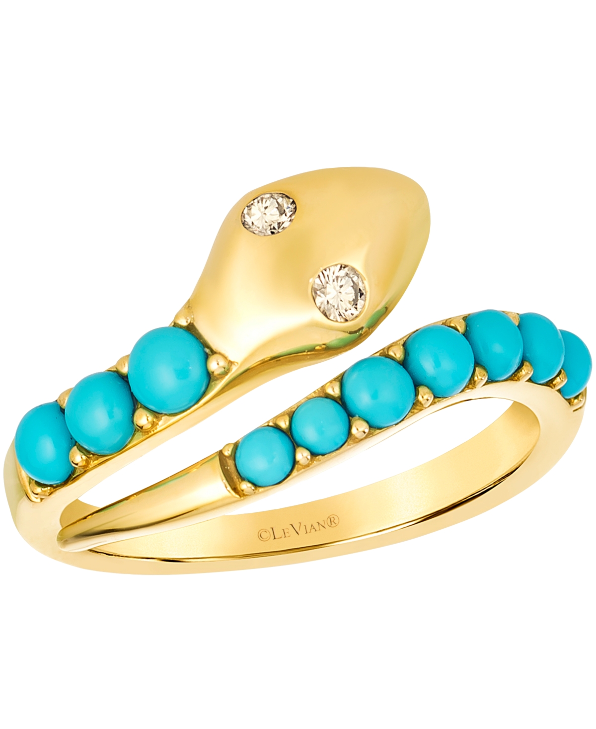 Click here for Le Vian Turquoise (3/4 ct. t.w.) & Nude Diamond (2... prices
