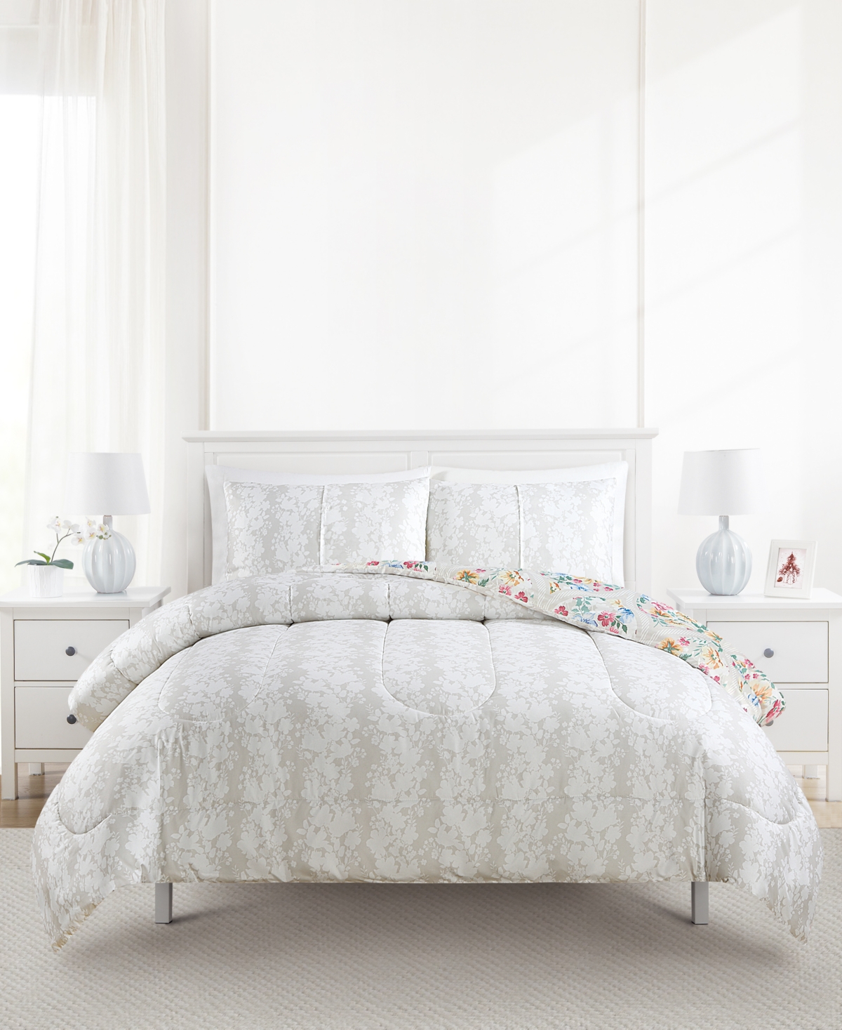 Click here for Enchante Accessories 3-Pc. Reversible Printed Micr... prices