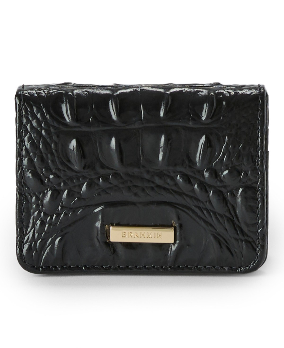 Click here for Brahmin Clementine Melbourne Snap Flap Wallet - Bl... prices