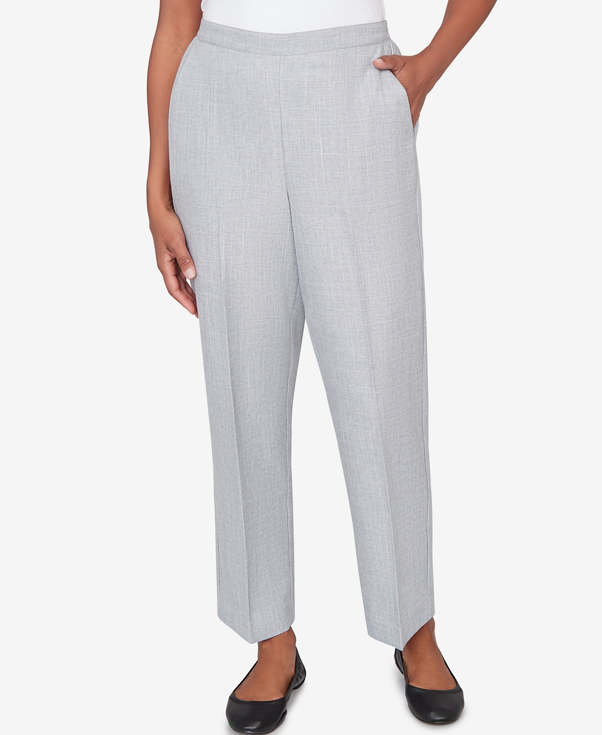 Click here for Alfred Dunner Petite Al Fresco Tailored Flat Front... prices