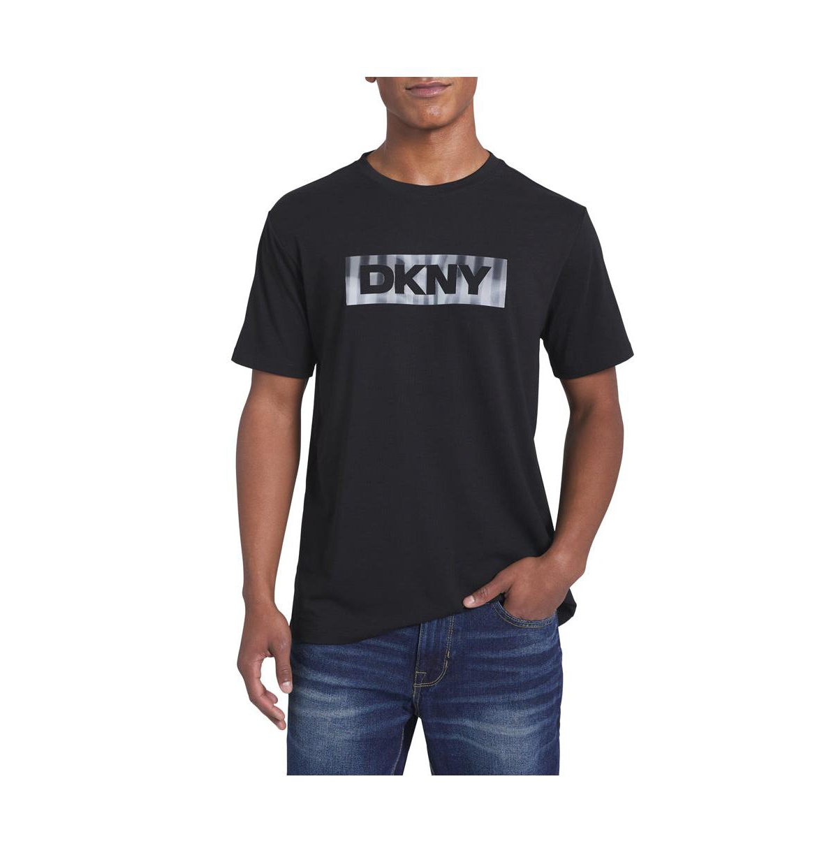 Click here for dkny Mens aldo junior cotton logo tee - Black prices