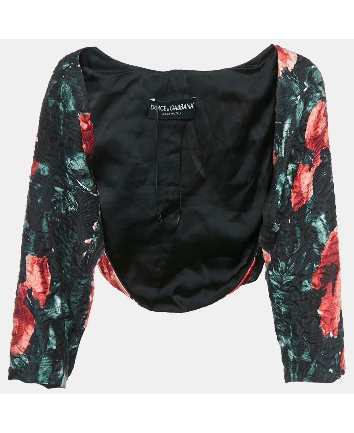 Click here for Pre-Owned Dolce & Gabbana Womens Black Floral Prin... prices