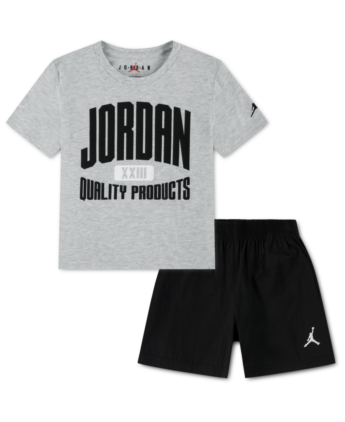 Click here for Jordan Boys Toddler 2T-4T Woven T-Shirt & Shorts... prices