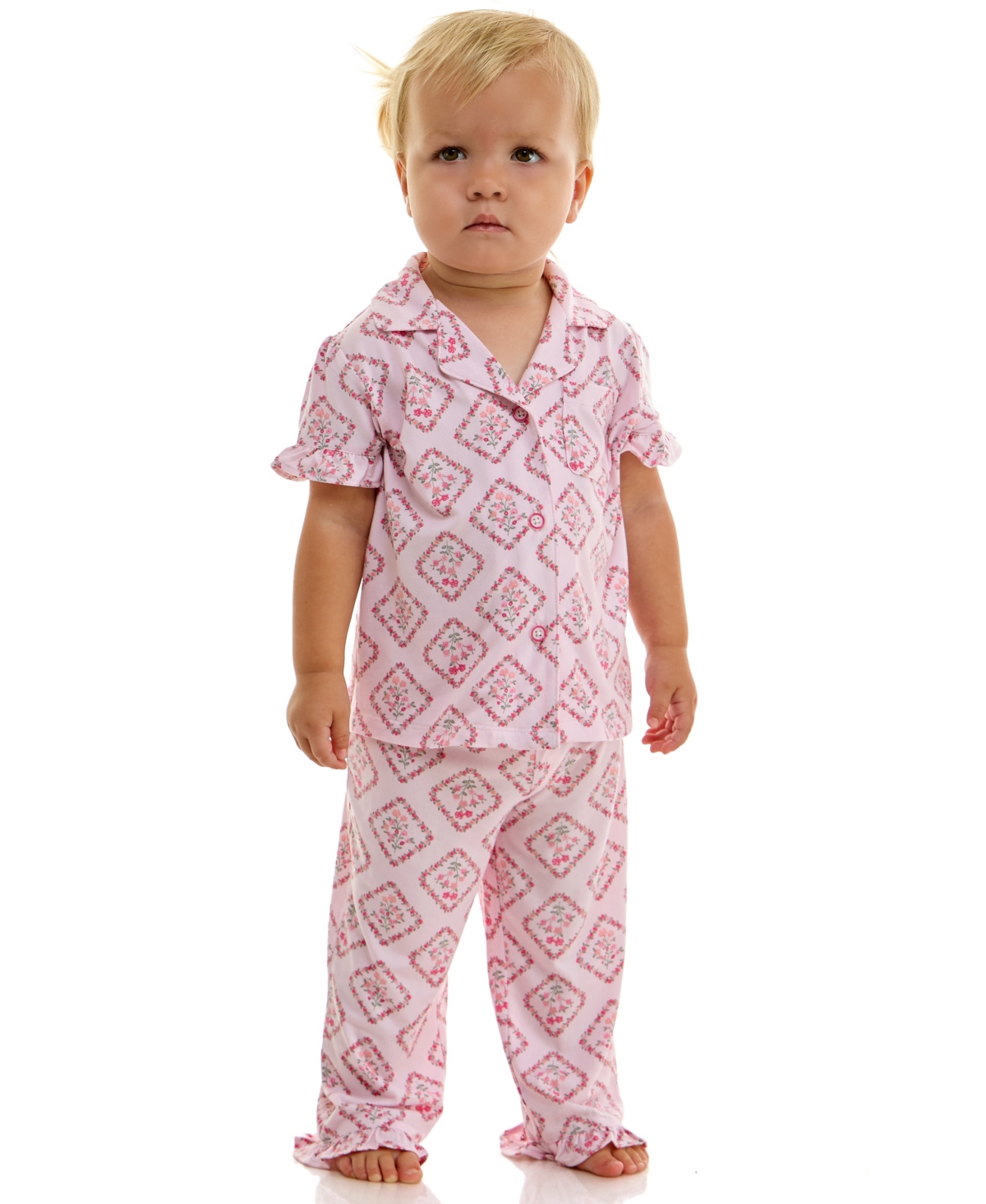 Click here for Sincerely Jules Womens Notch Collar Shirt & Pants... prices