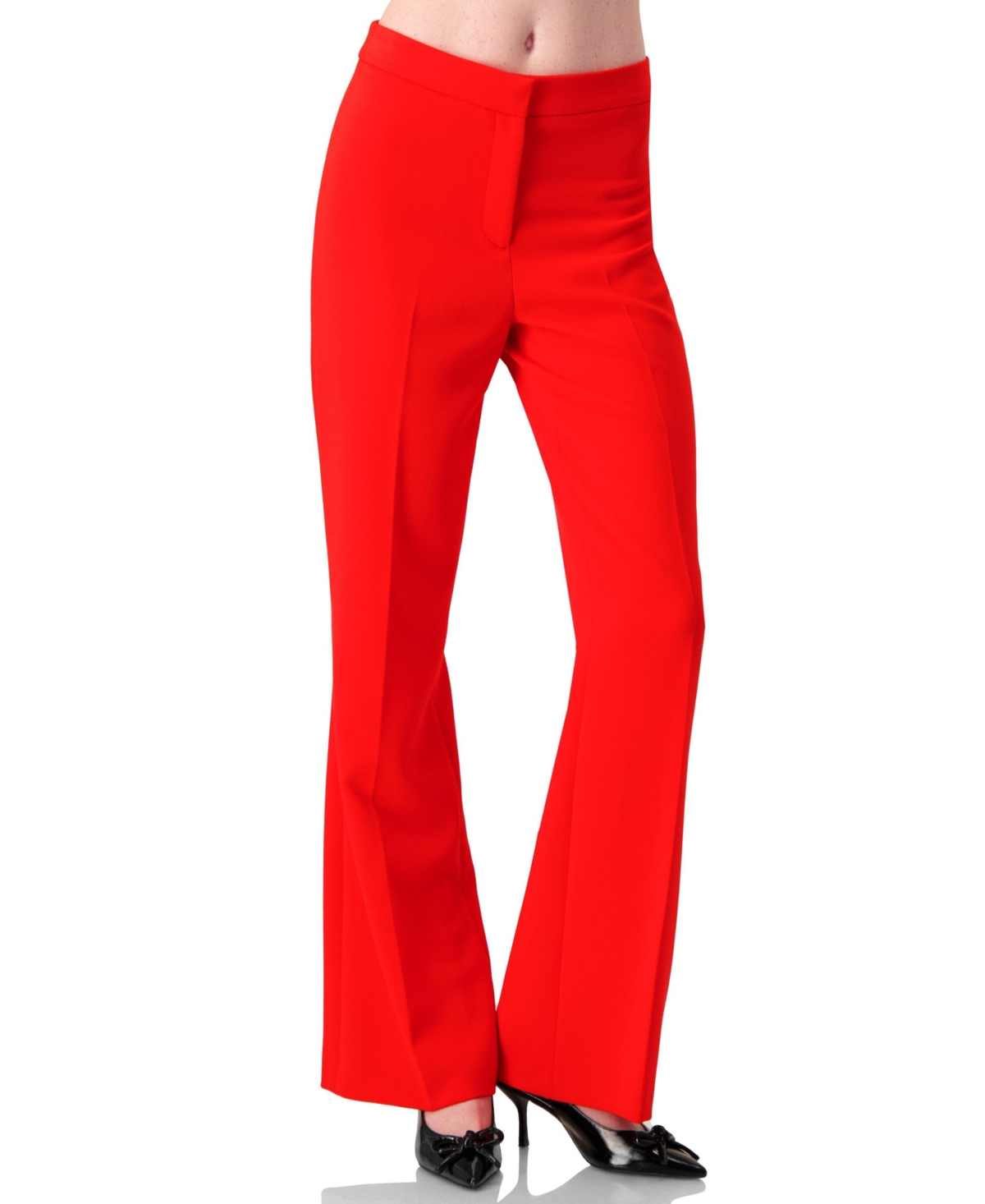 Click here for Ivonne Womens Tailored Straight-Leg Pants - Red prices