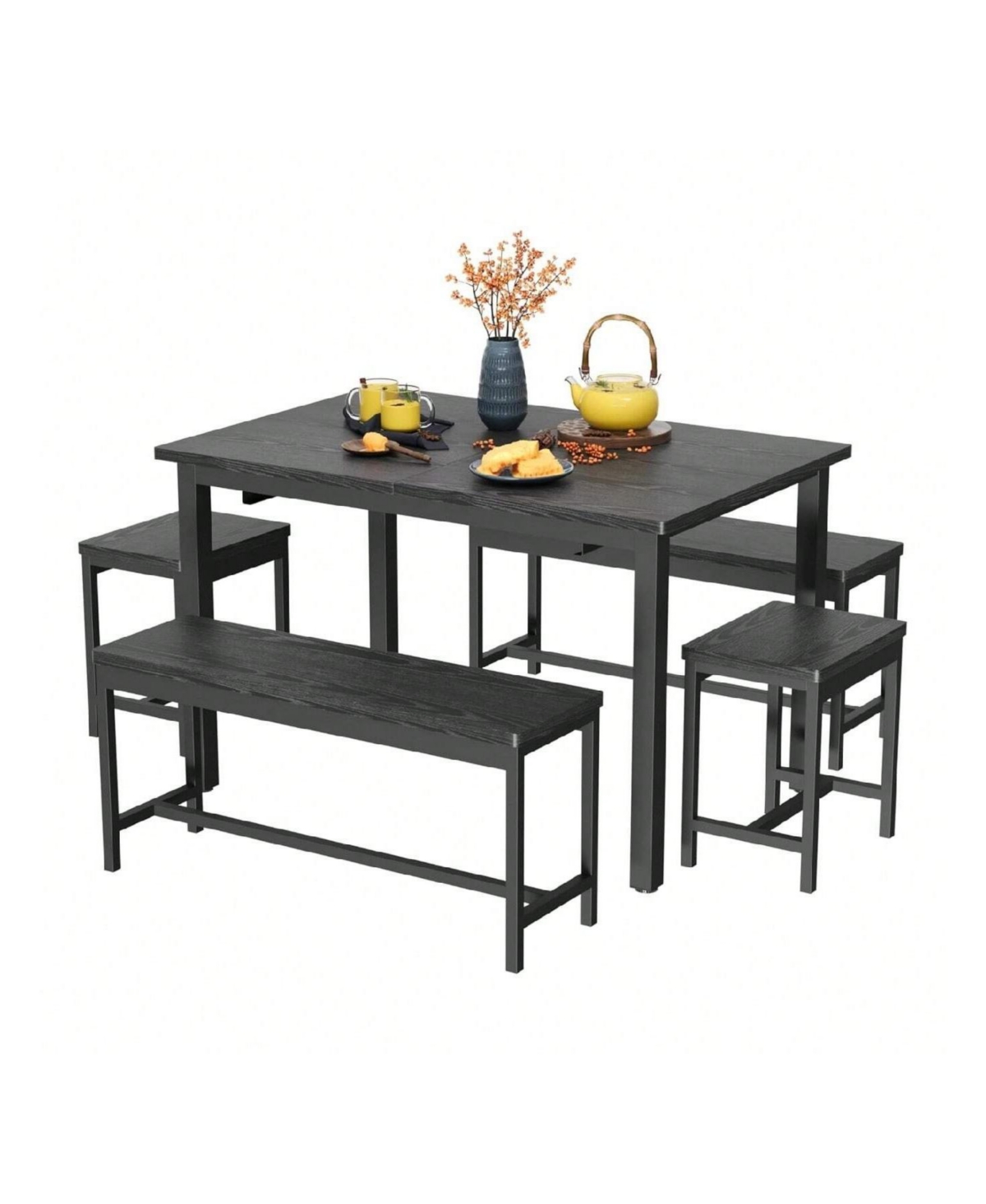 Click here for Gaomon Kitchen Table 63 Inch 5 Piece Extendable Di... prices