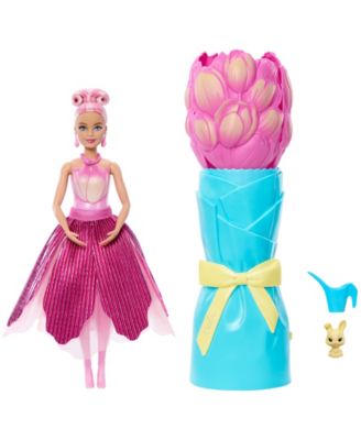 Click here for Barbie Petal Pop Scented Fashion Doll With Tulip D... prices