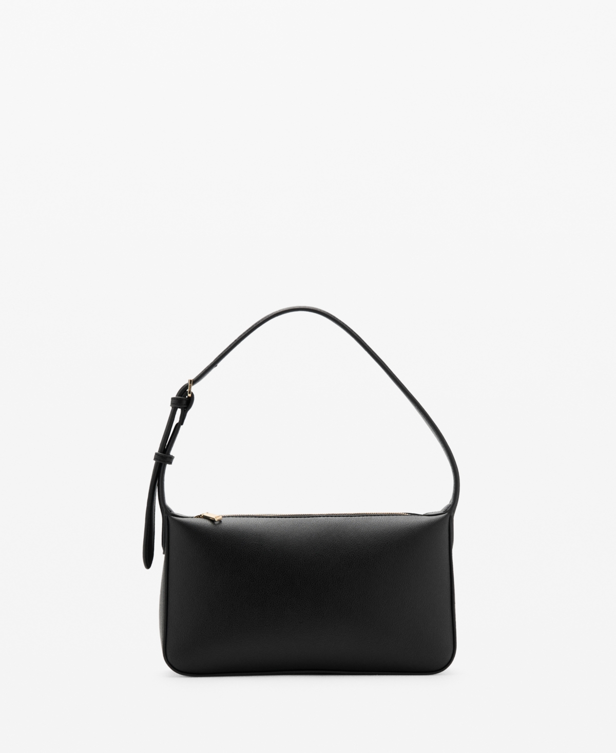Click here for Mango Womens Faux-Leather Shoulder Bag - Black prices