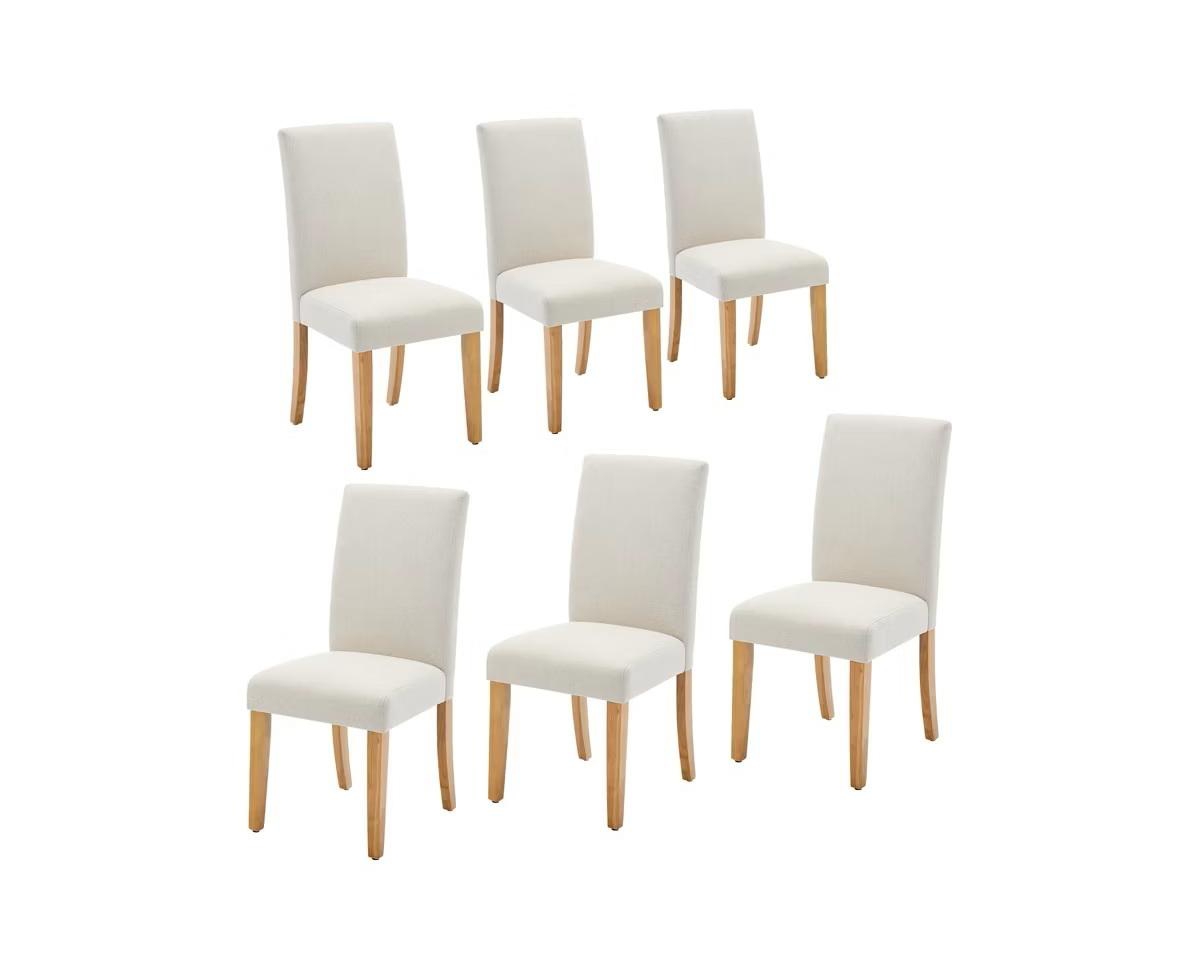 Click here for gaomon Modern Fabric Upholstered Dining Chairs Set... prices