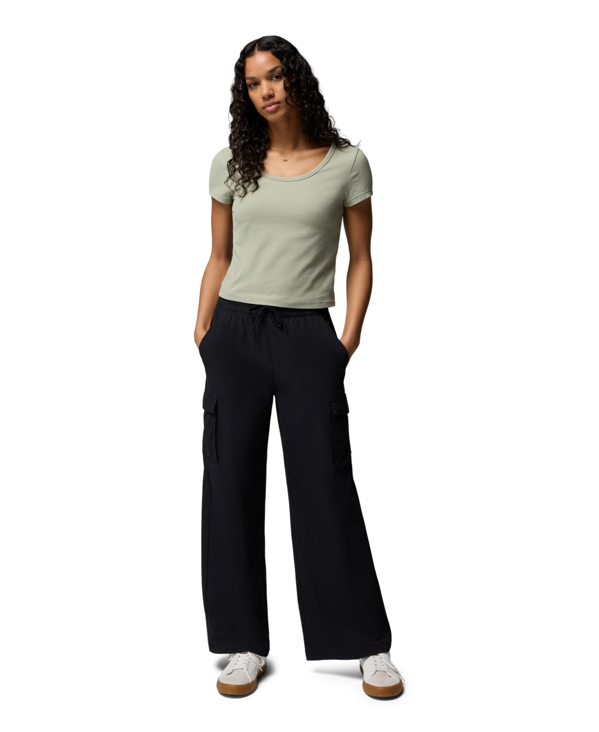 Click here for Columbia Womens Pinetown Canyon Cargo Pants - Blac... prices
