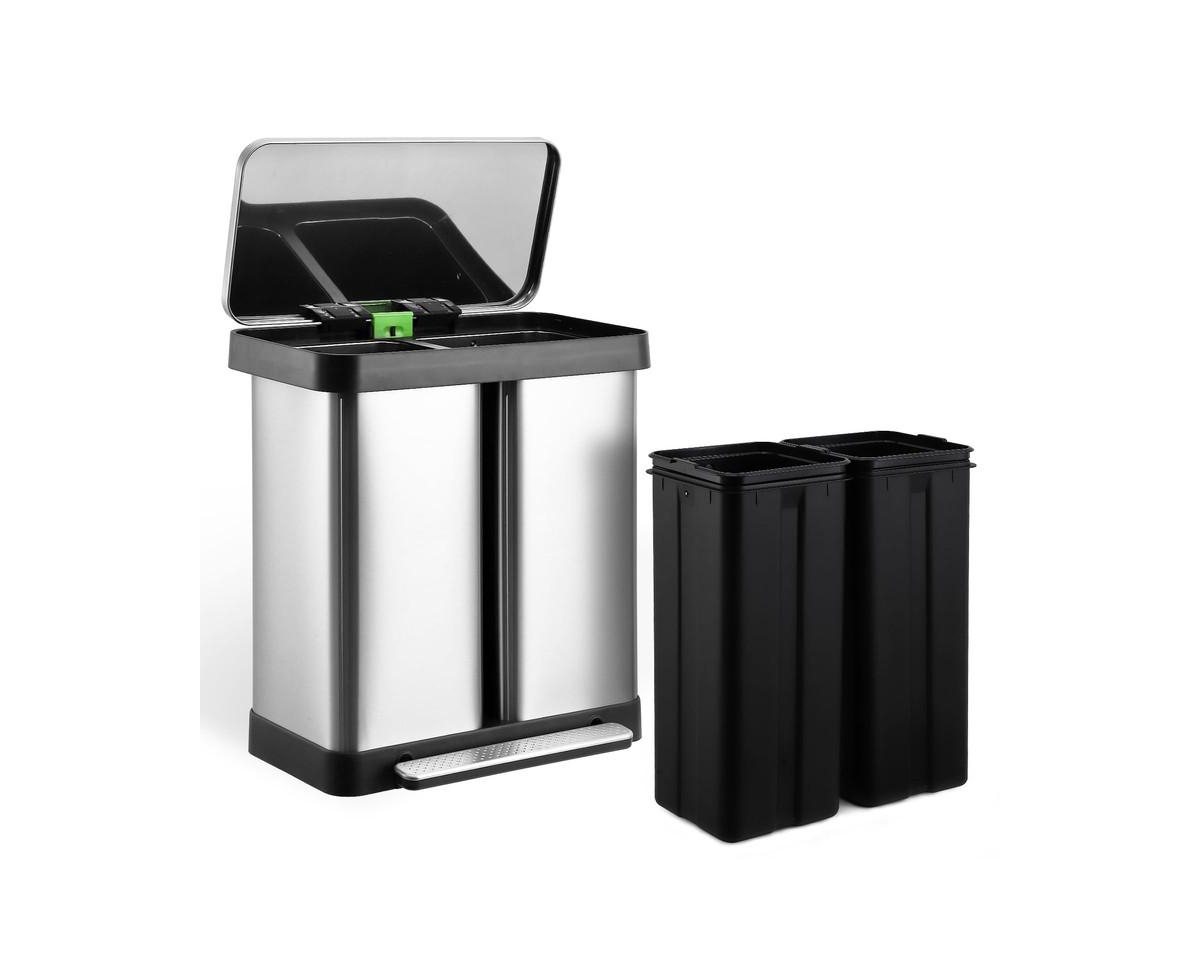 Click here for gaomon 16 Gal Trash Can  Stainless Steel Kitchen G... prices