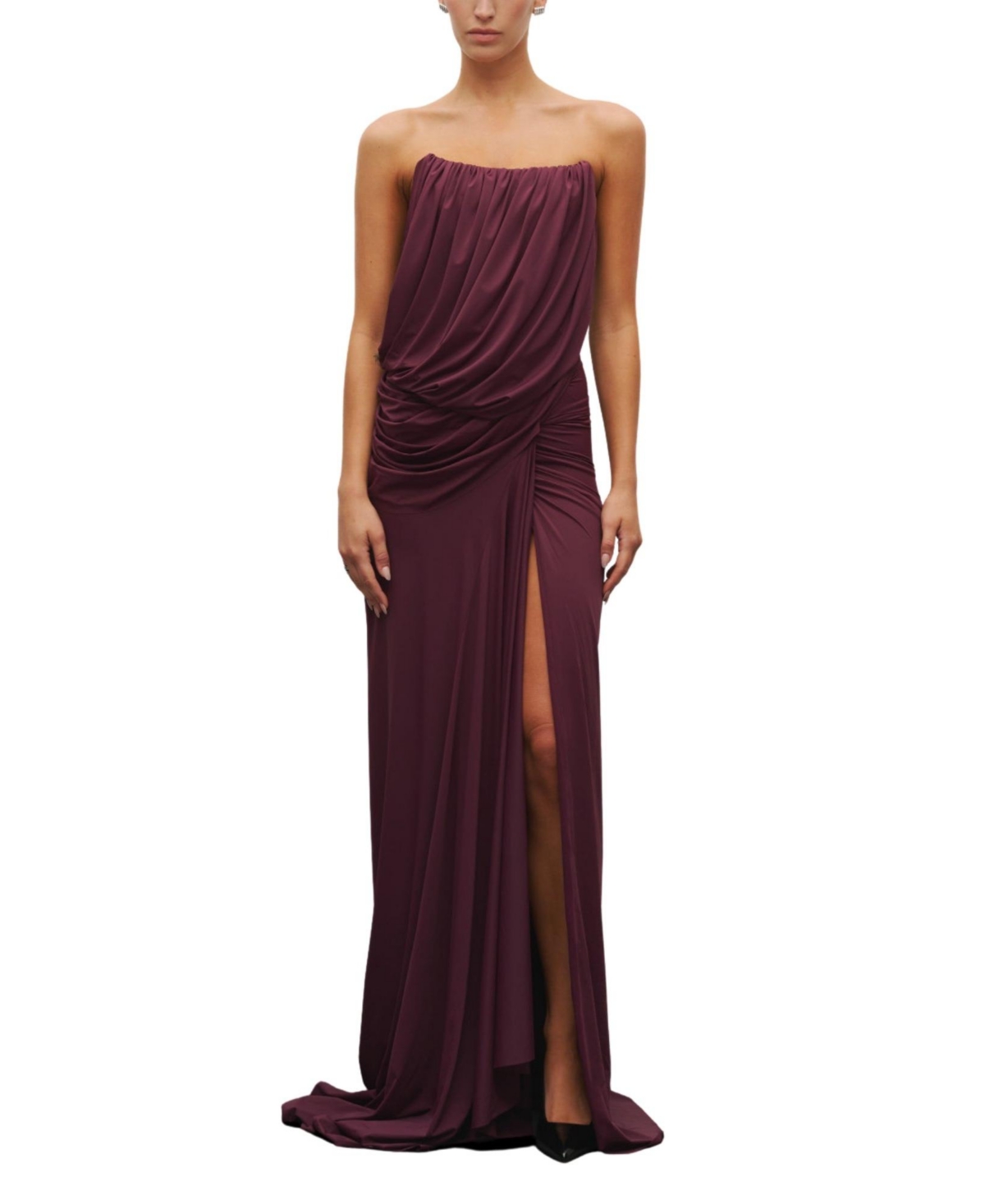 Click here for Heiress Beverly Hills Womens The Gathered Drape Go... prices