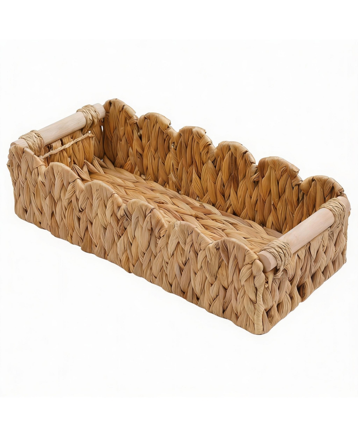 Click here for Yigii Handcrafted Wicker Storage Basket - Beige prices