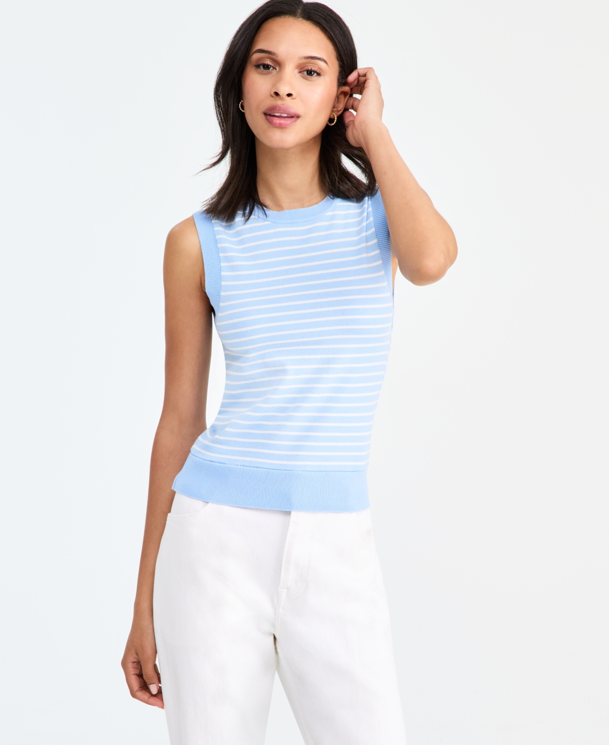 Click here for Tommy Hilfiger Womens Crewneck Knit Sweater - Vess... prices