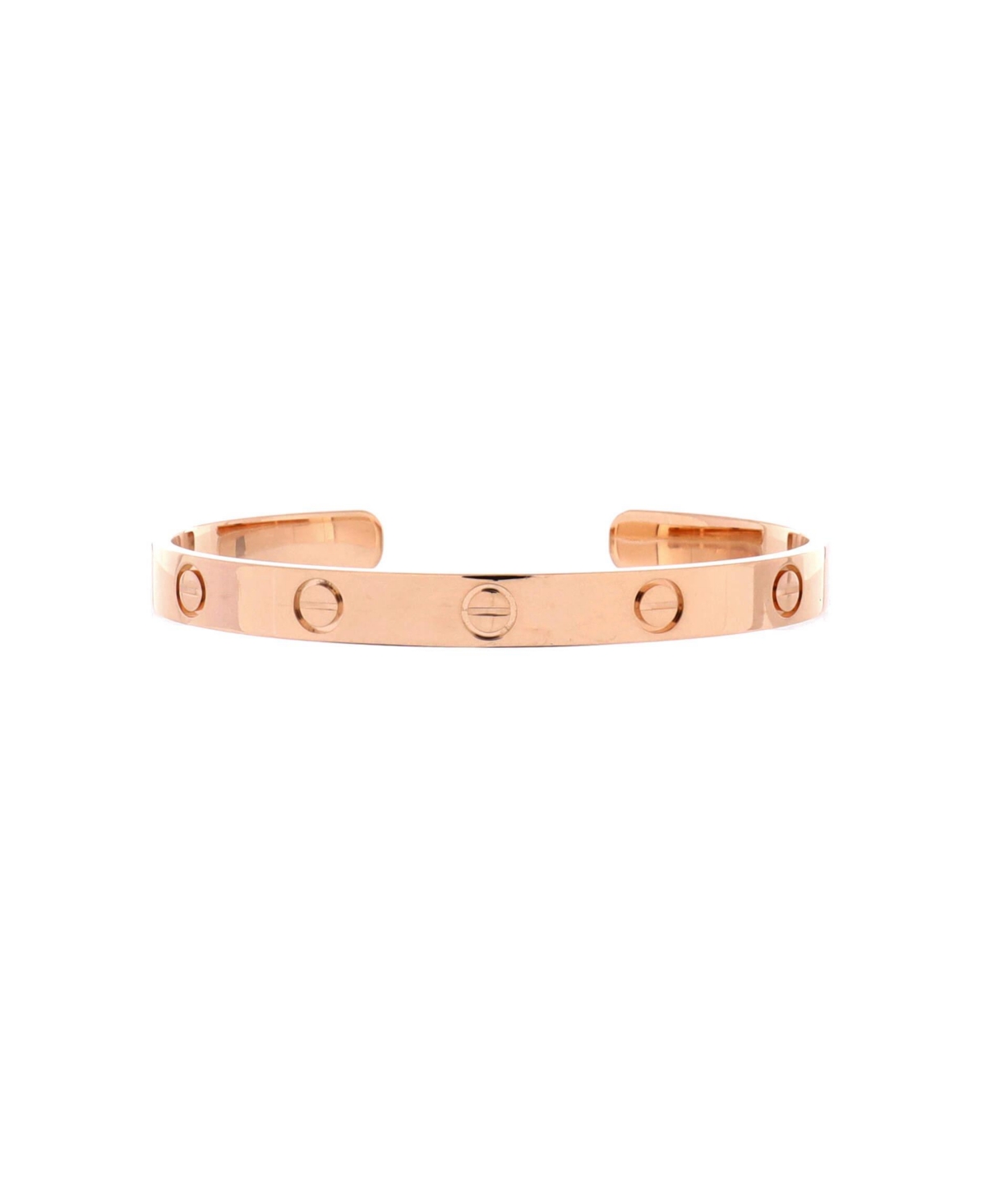 Click here for Pre-Owned Cartier Love Cuff Bracelet - 18k rose go... prices