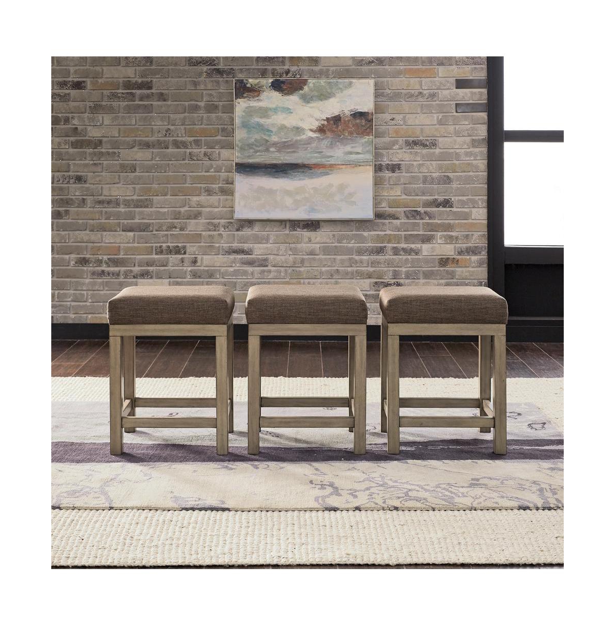 Click here for Liberty Furniture Upholstered Console Stools (3 Pi... prices