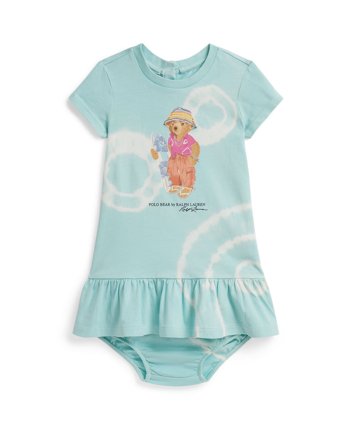 Click here for Polo Ralph Lauren Baby Girls Tie-Dye Polo Bear Cot... prices