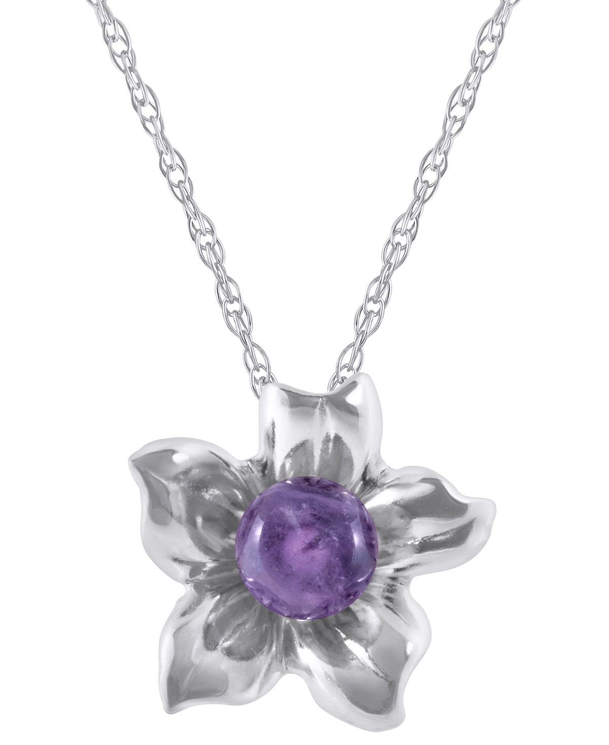 Click here for Macys Cape Amethyst (5/8 ct. t.w.) Hibiscus Flower... prices