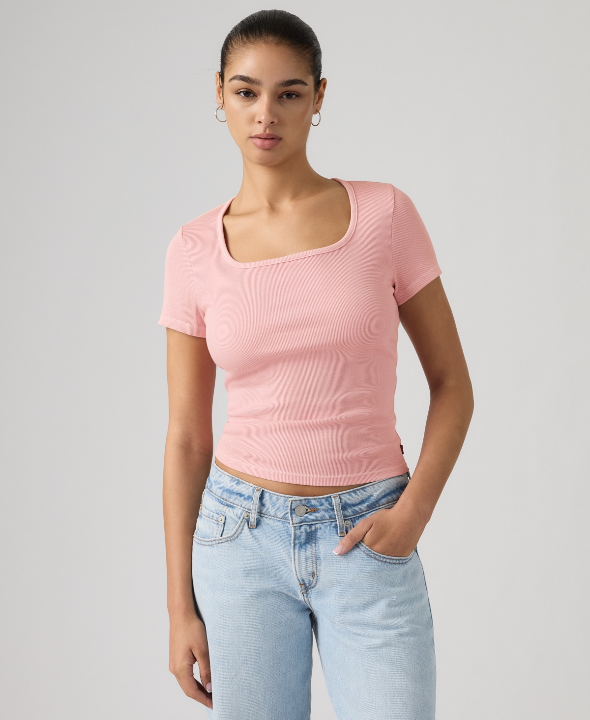 Click here for Levis Womens Essential Square Neck T-Shirt - Garme... prices