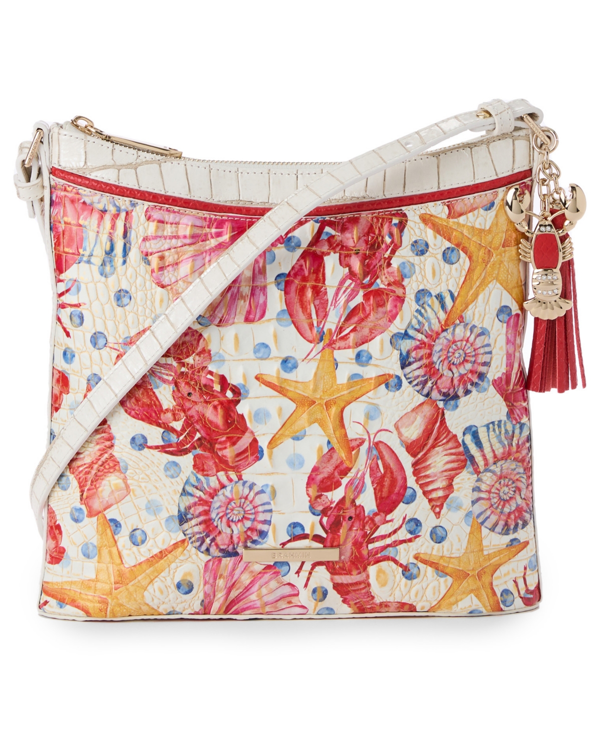 Click here for Brahmin Katie Zip-Top Small Crossbody Bag - Multi prices
