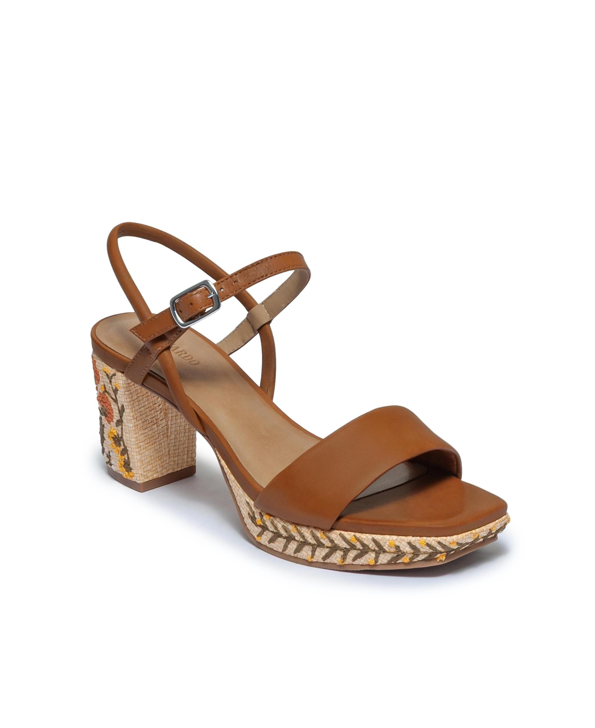 Click here for Bernardo Canto Embrodiery Platform Sandal - Luggag... prices